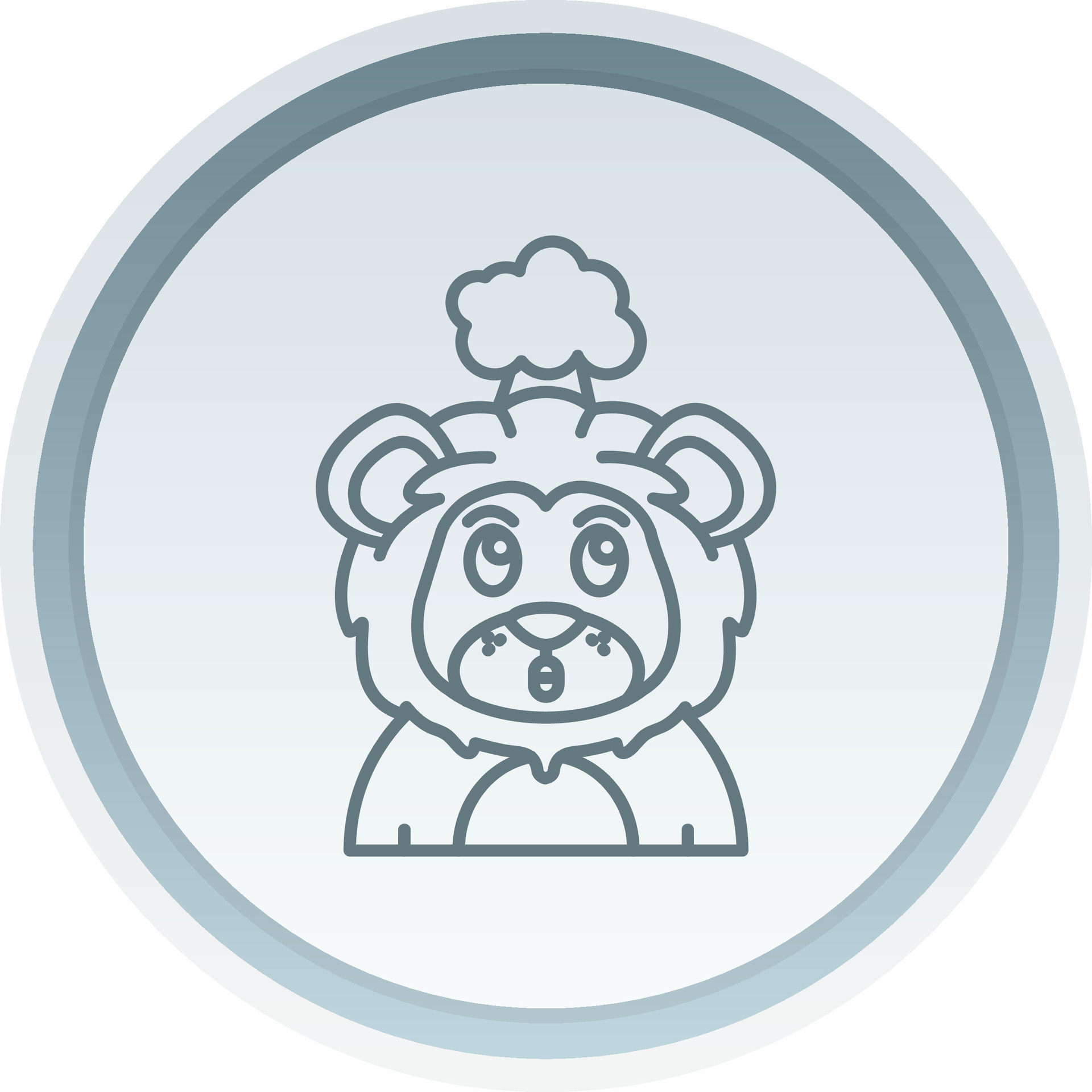 Exploding Linear Button Icon 37835491 Vector Art at Vecteezy