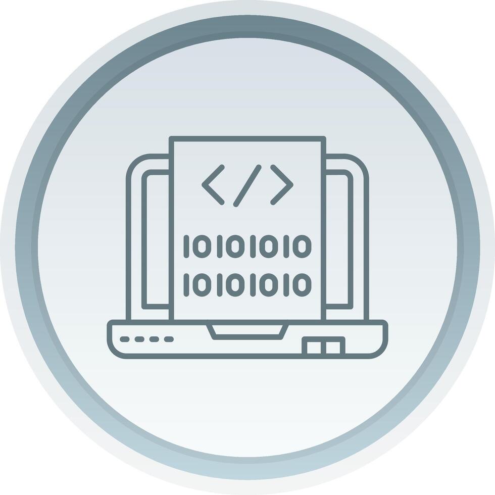 Code Linear Button Icon 37836132 Vector Art at Vecteezy