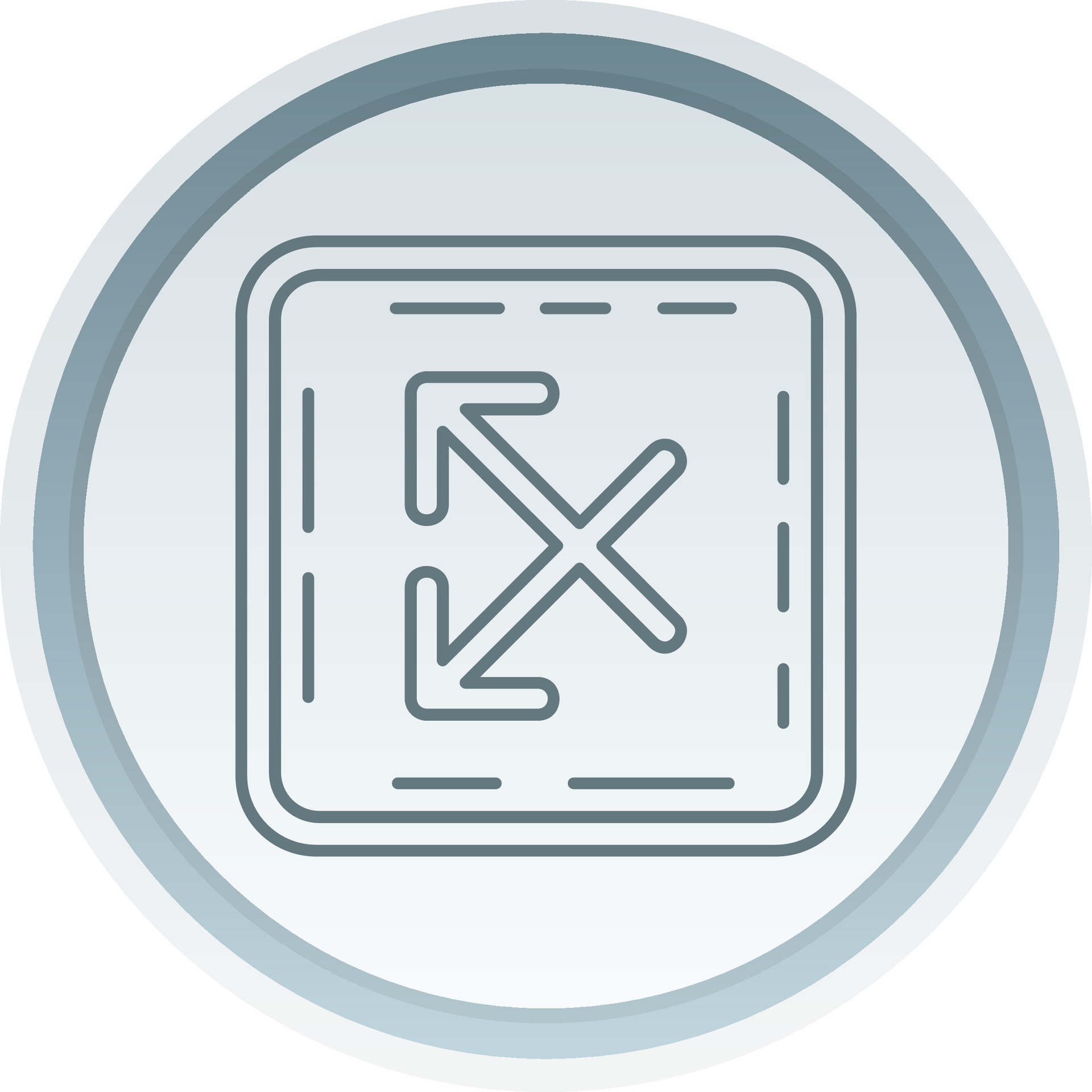 Intersect Linear Button Icon 37838007 Vector Art at Vecteezy