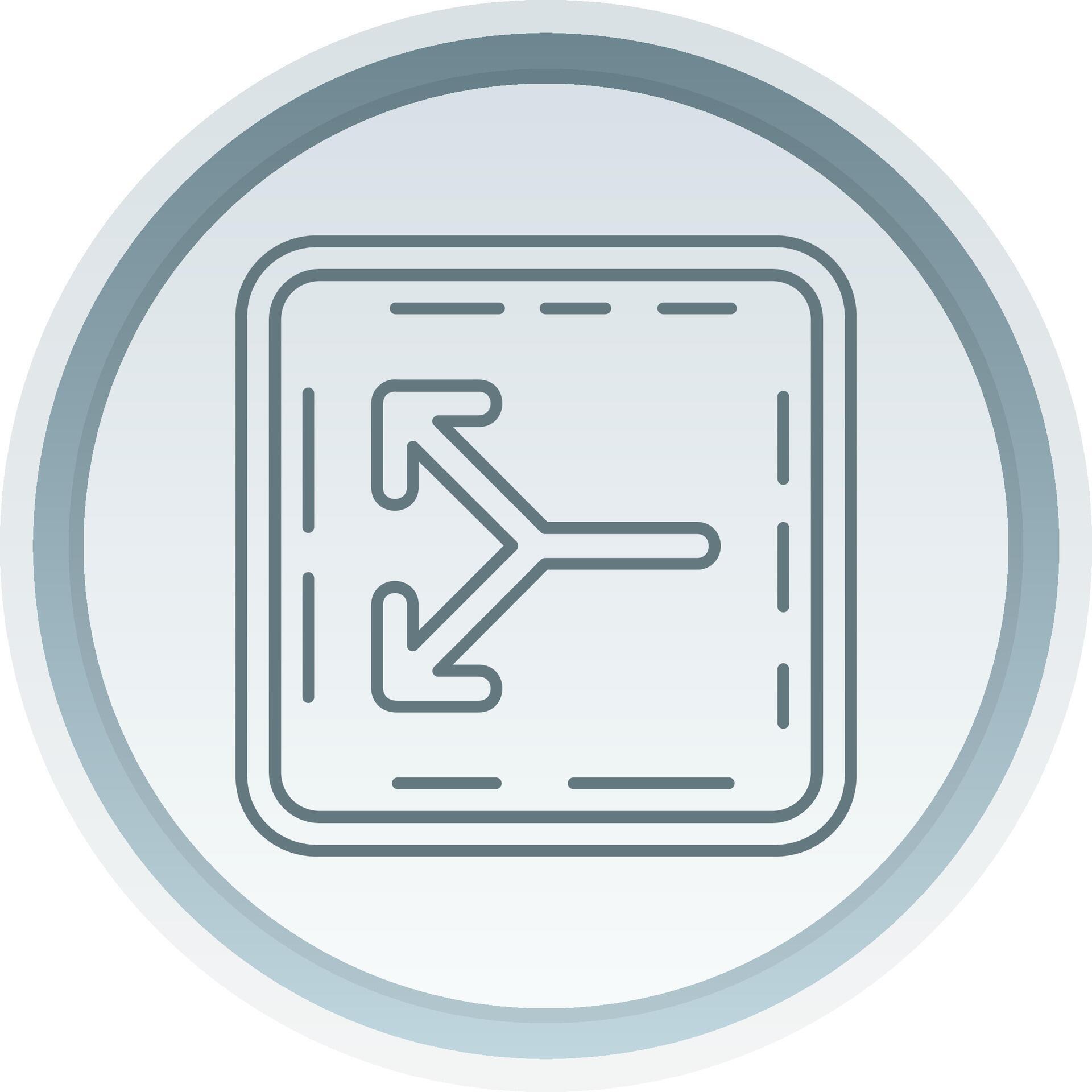Split Linear Button Icon 37838045 Vector Art at Vecteezy