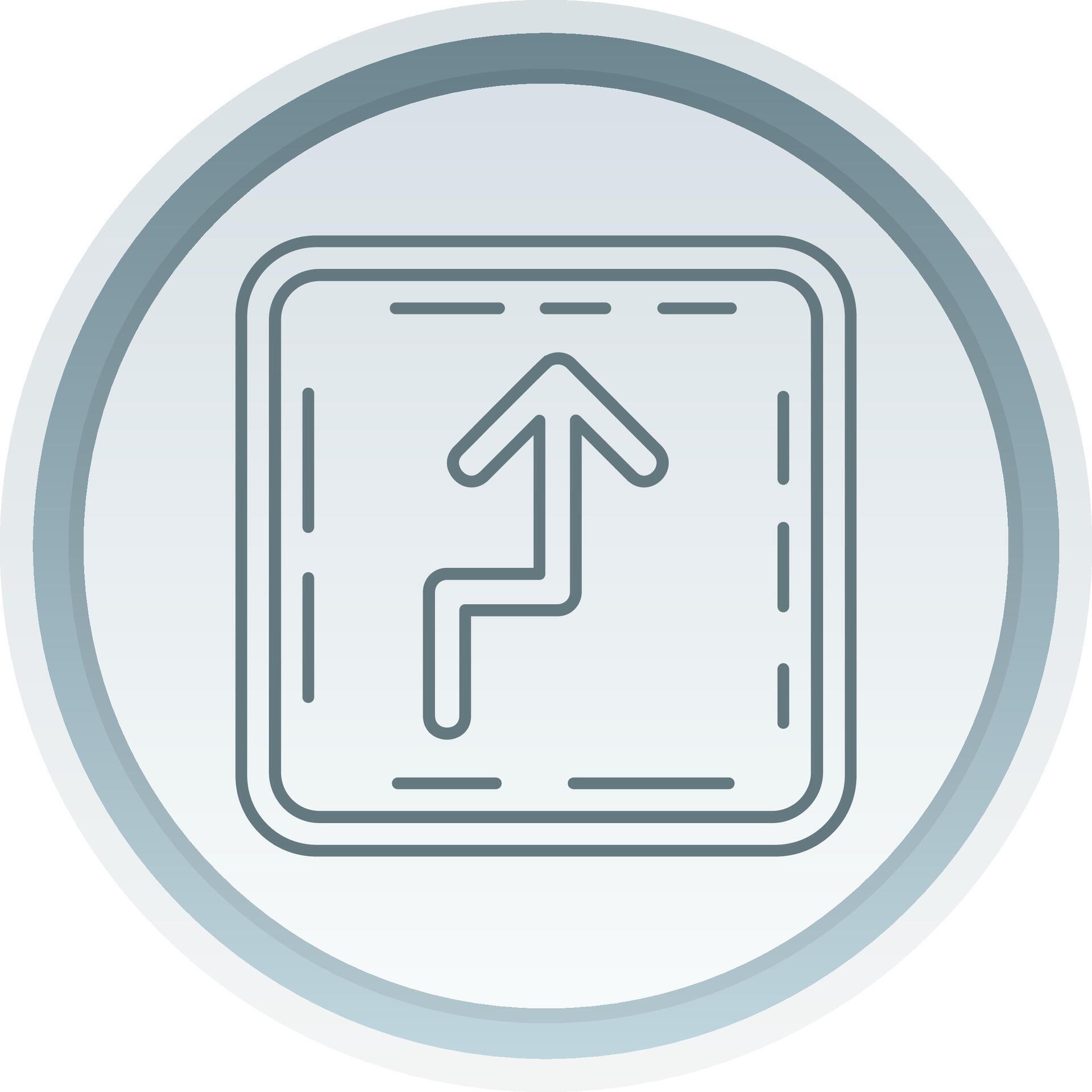 Zigzag Linear Button Icon 37838072 Vector Art at Vecteezy