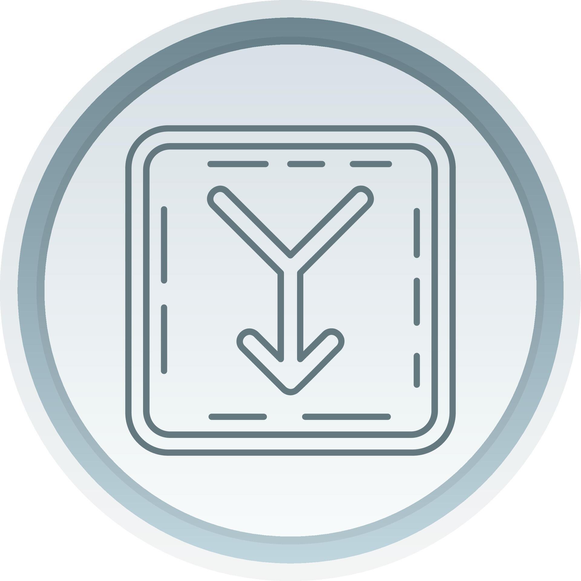 Merge Linear Button Icon 37838088 Vector Art At Vecteezy