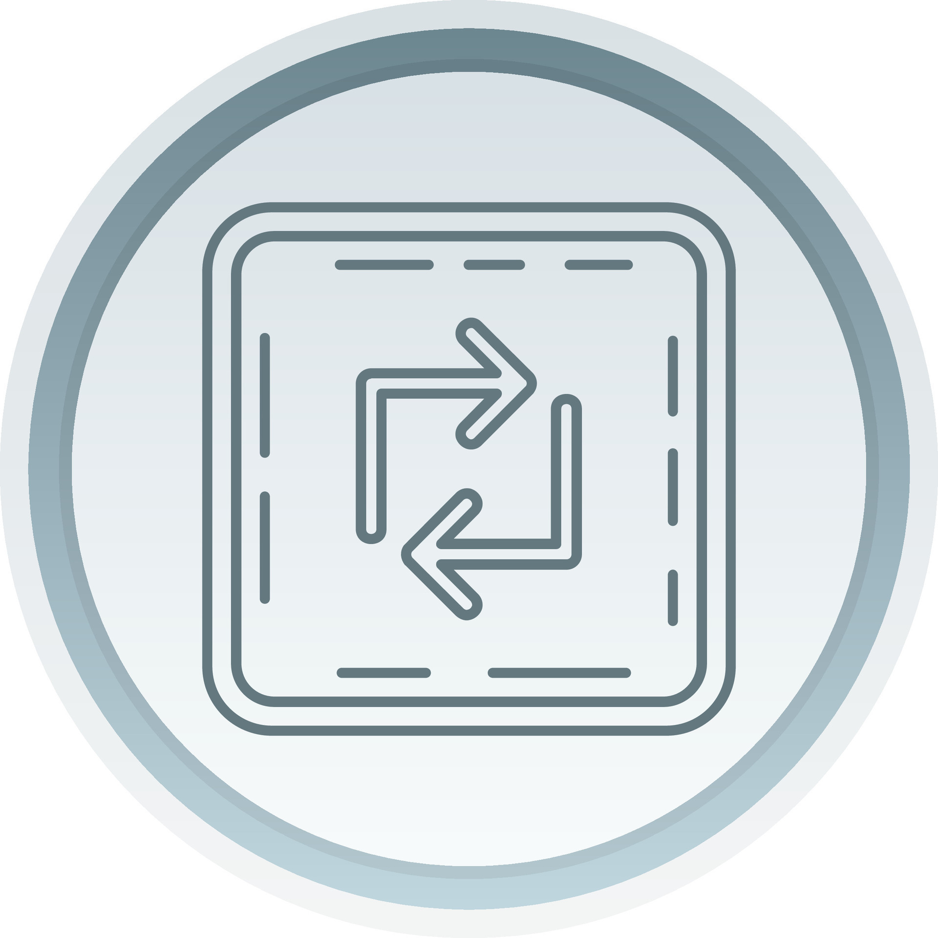 Loop Linear Button Icon 37838128 Vector Art at Vecteezy