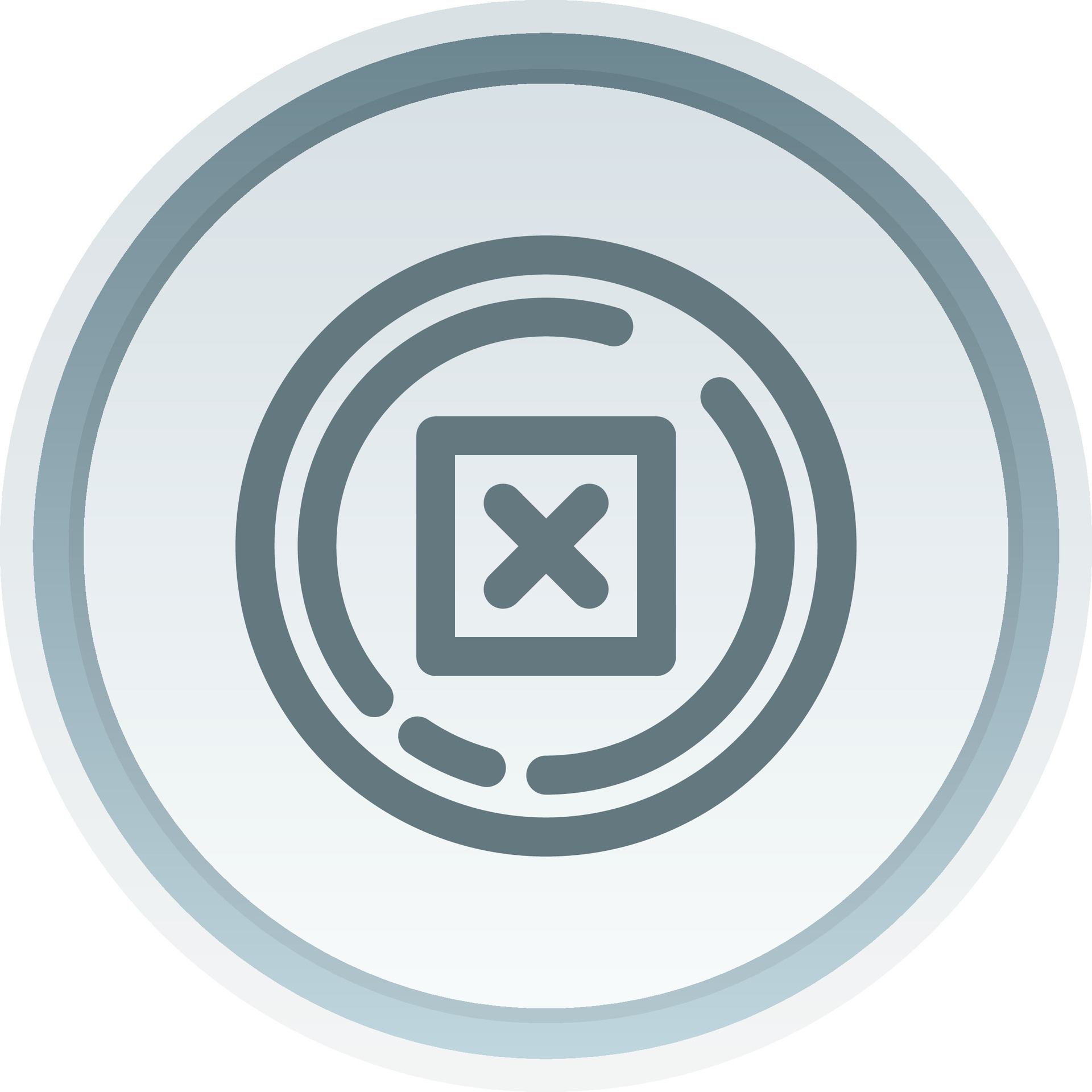 Delete Linear Button Icon 37838359 Vector Art at Vecteezy