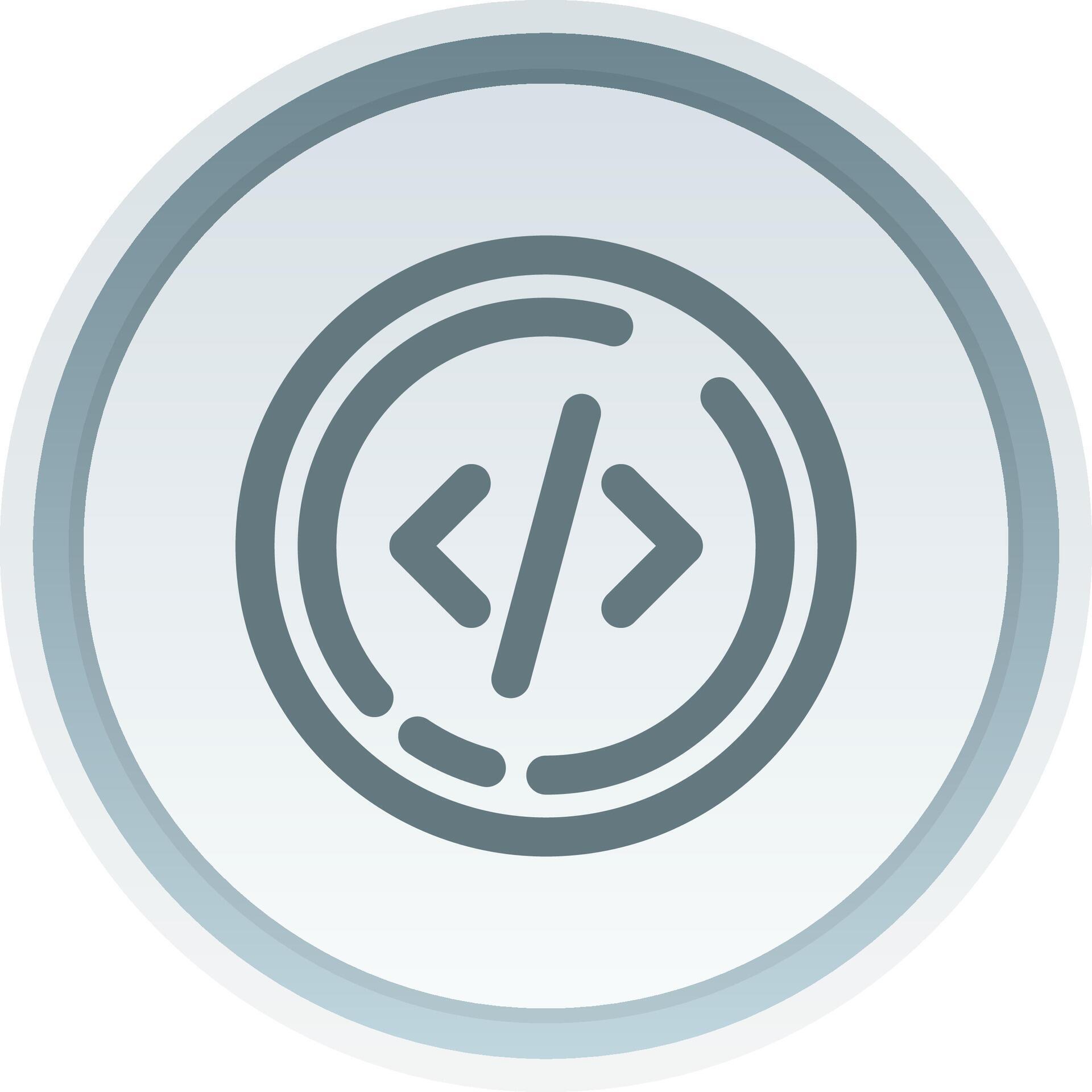 Code Linear Button Icon 37838416 Vector Art at Vecteezy