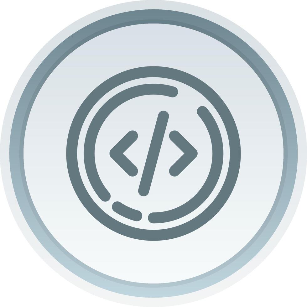 Code Linear Button Icon 37838416 Vector Art at Vecteezy
