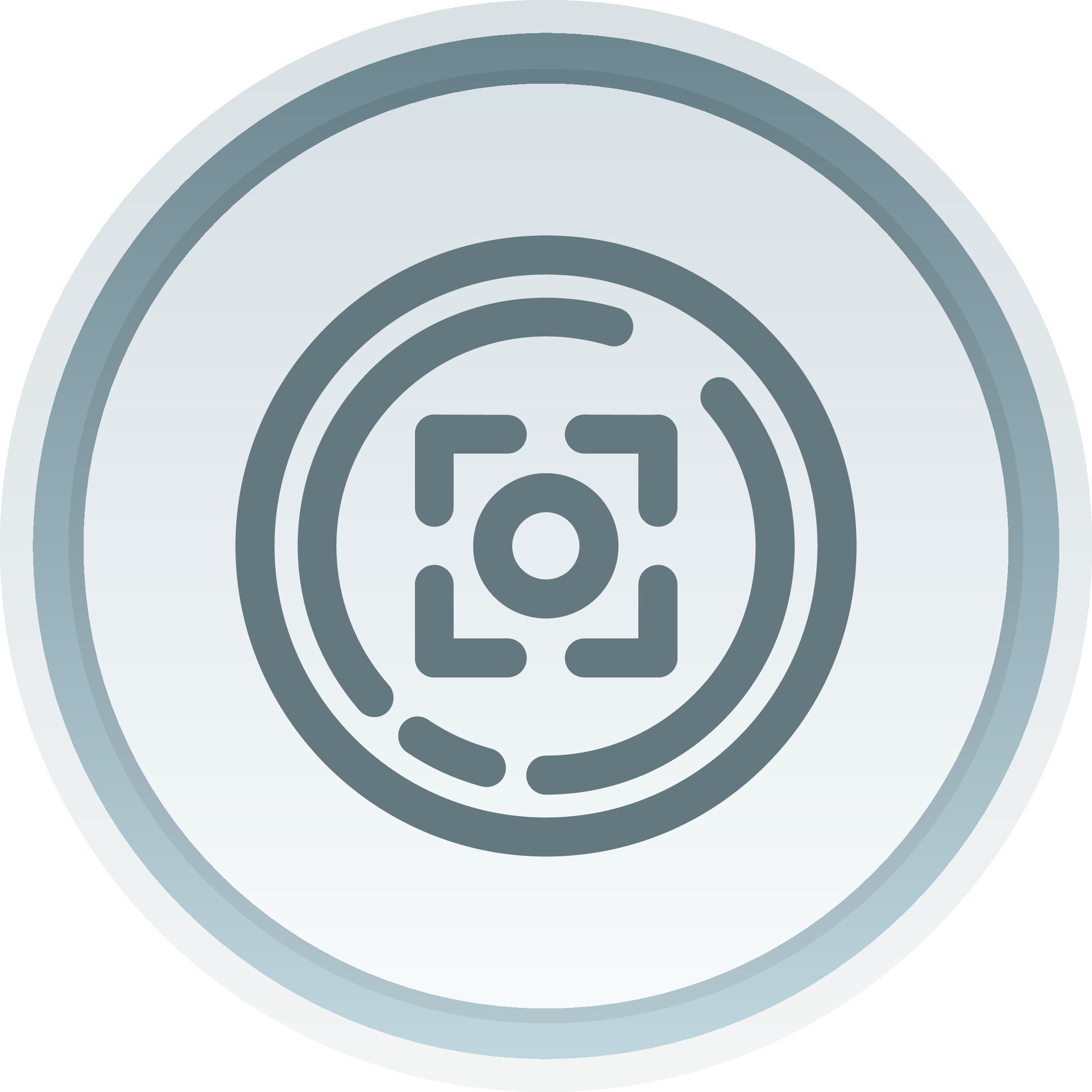 Focus Linear Button Icon 37838435 Vector Art at Vecteezy