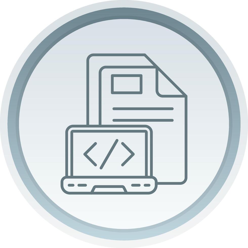 Coding Linear Button Icon 37838702 Vector Art at Vecteezy