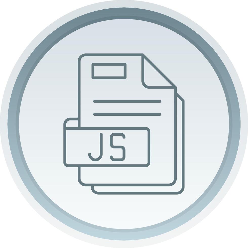 Js Linear Button Icon 37838813 Vector Art at Vecteezy