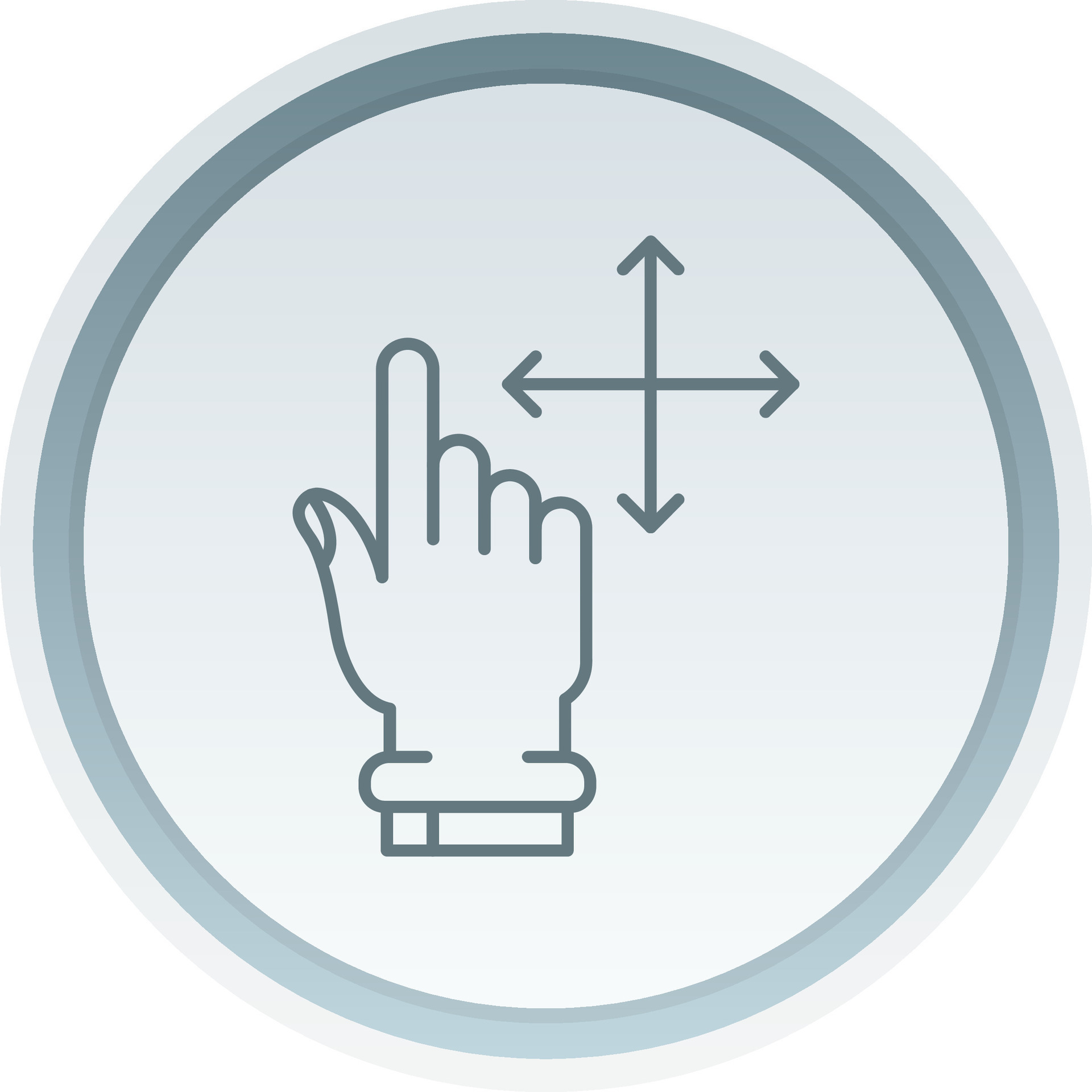 Move Linear Button Icon 37838938 Vector Art at Vecteezy