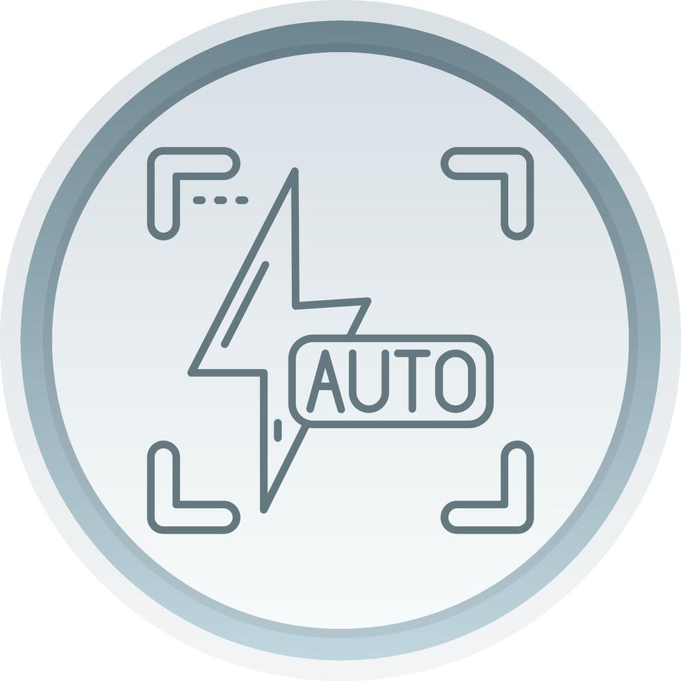 Auto flash Linear Button Icon 37839142 Vector Art at Vecteezy