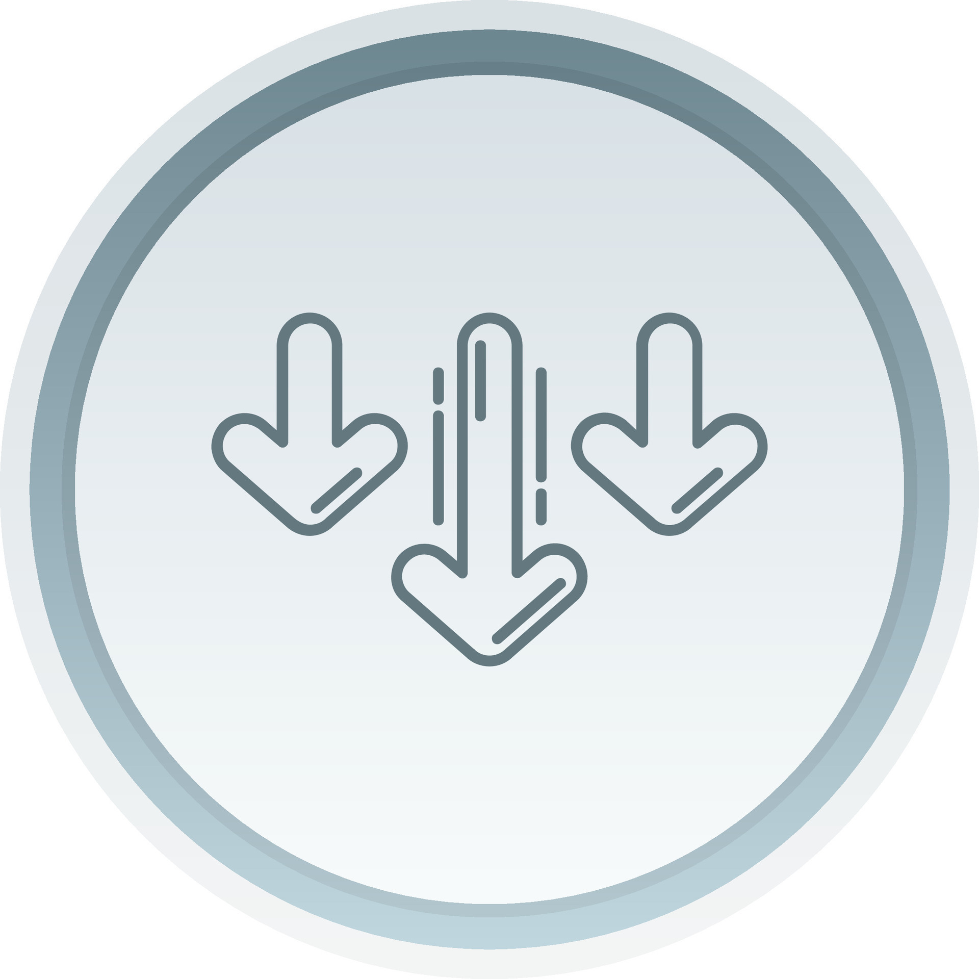 Decrease Linear Button Icon 37839514 Vector Art at Vecteezy