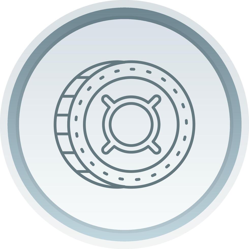 Generic Linear Button Icon 37839639 Vector Art at Vecteezy