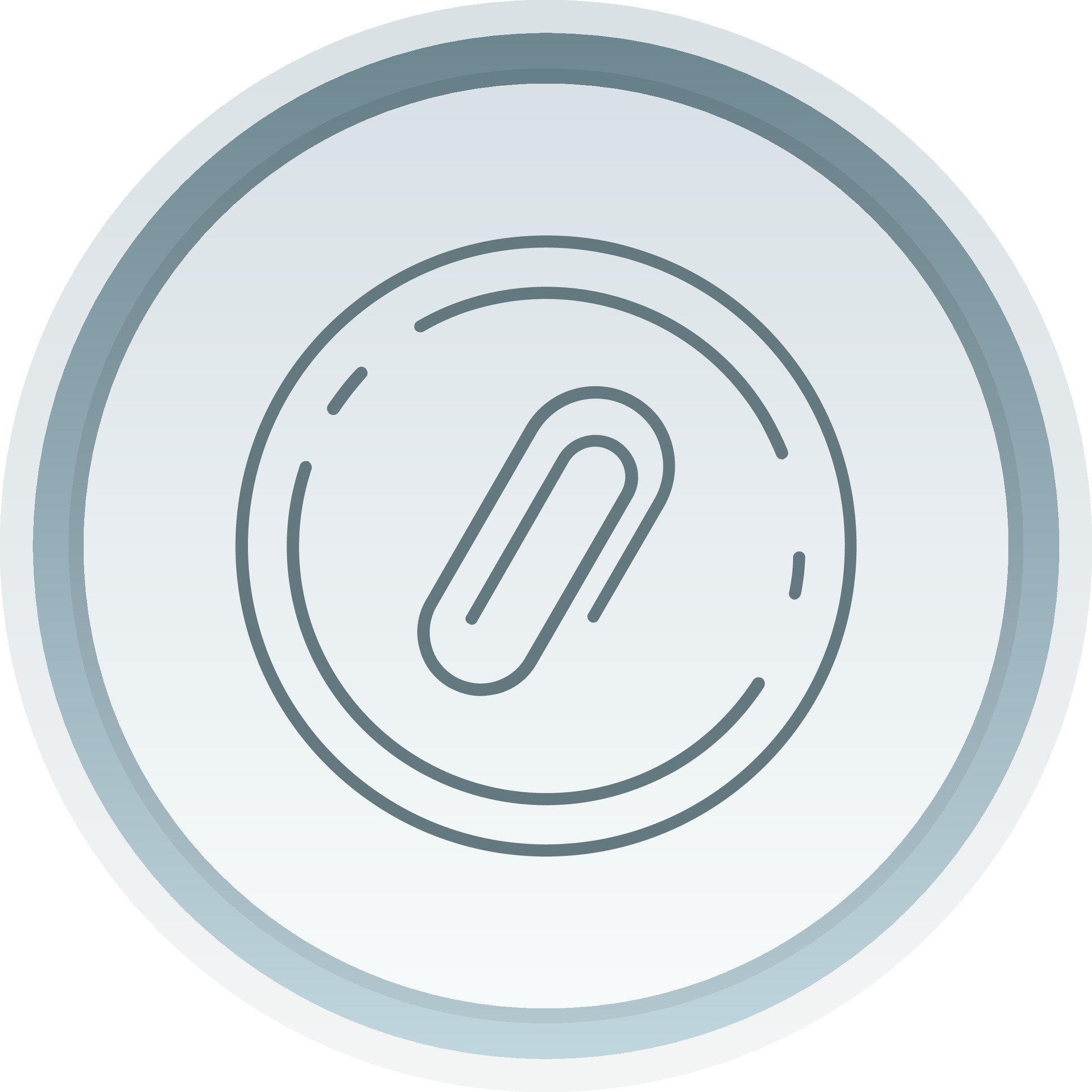 Attach Linear Button Icon 37839679 Vector Art at Vecteezy