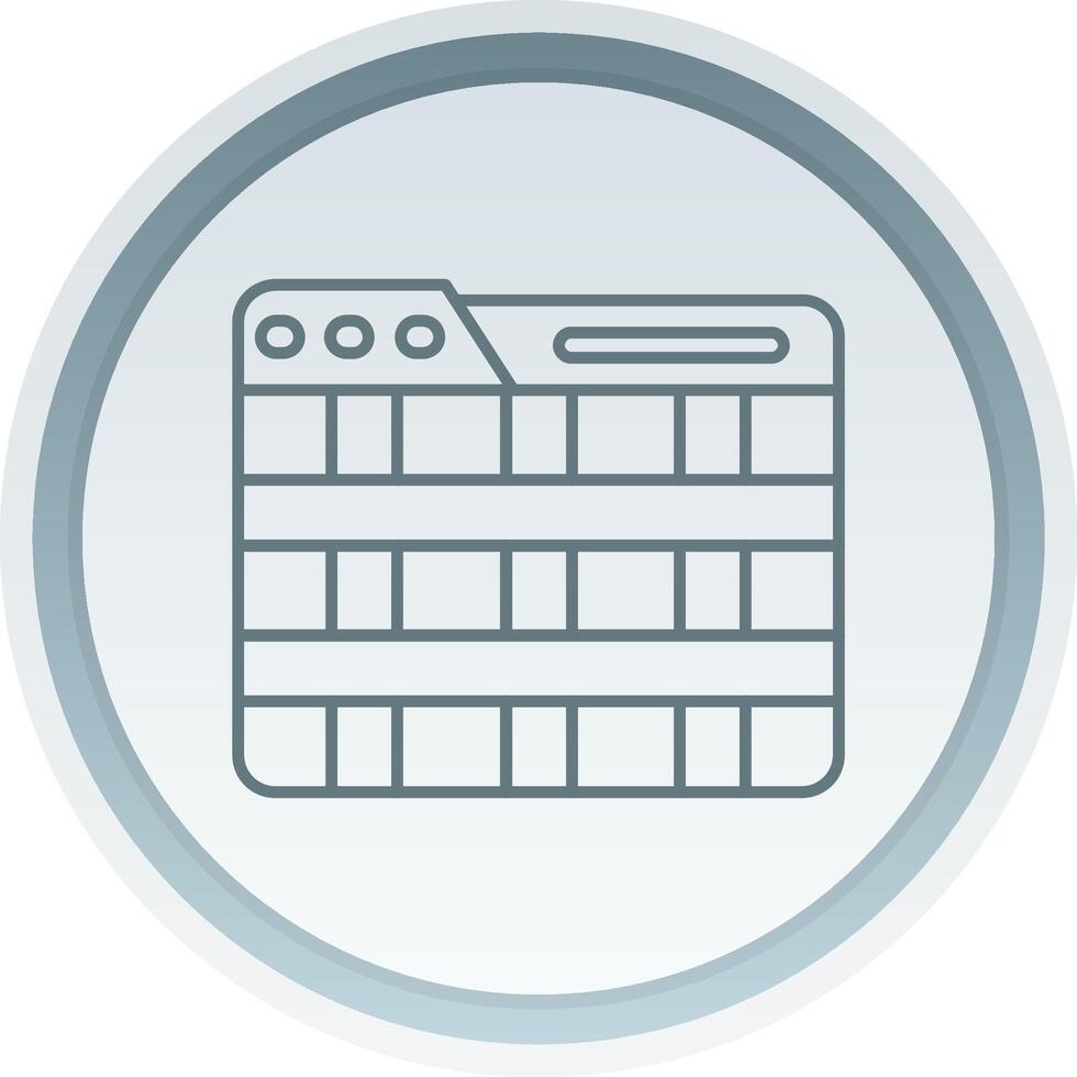 Grid Linear Button Icon 37839729 Vector Art at Vecteezy