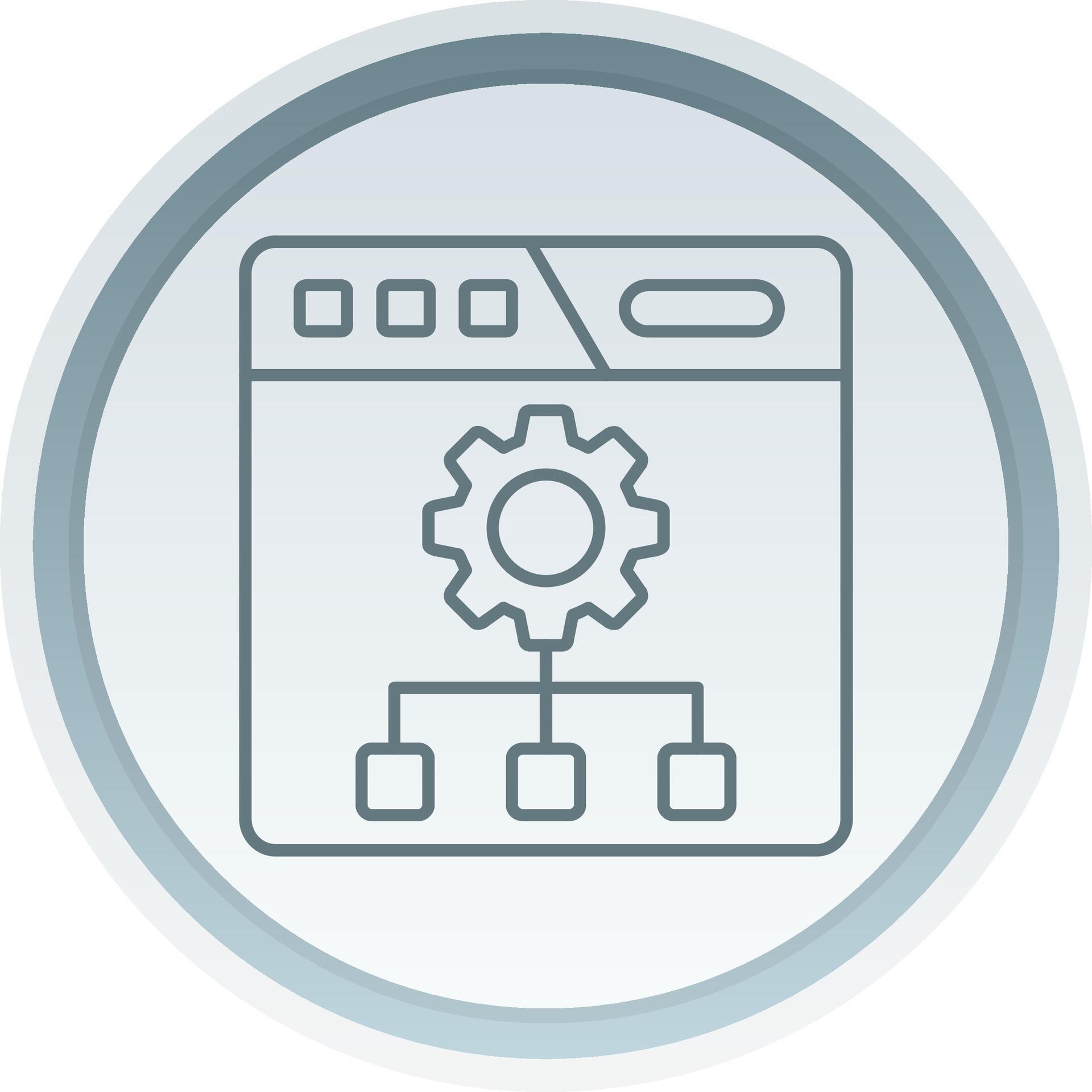 Setting Linear Button Icon 37839855 Vector Art at Vecteezy