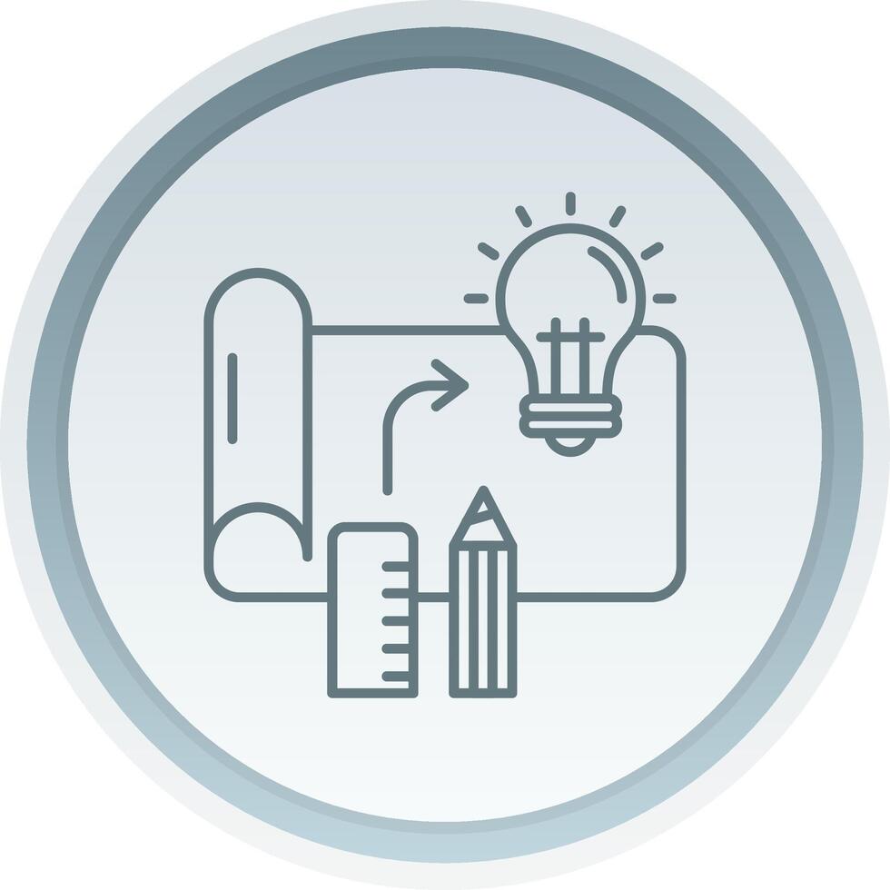 Design process Linear Button Icon 37839866 Vector Art at Vecteezy