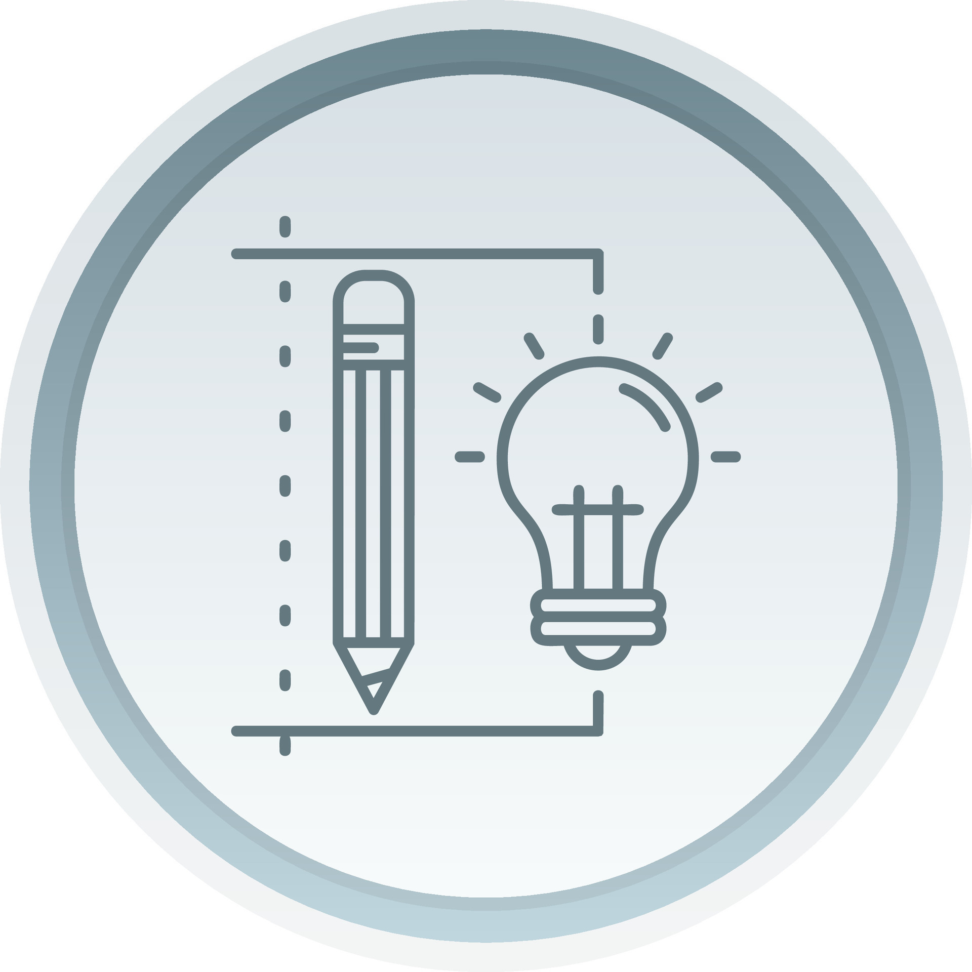 Design process Linear Button Icon 37839882 Vector Art at Vecteezy