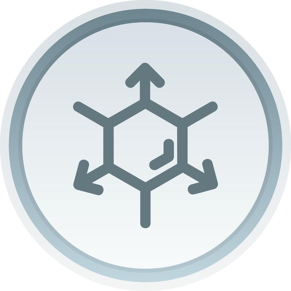 3d Coordinate Axis Linear Button Icon 37840576 Vector Art At Vecteezy