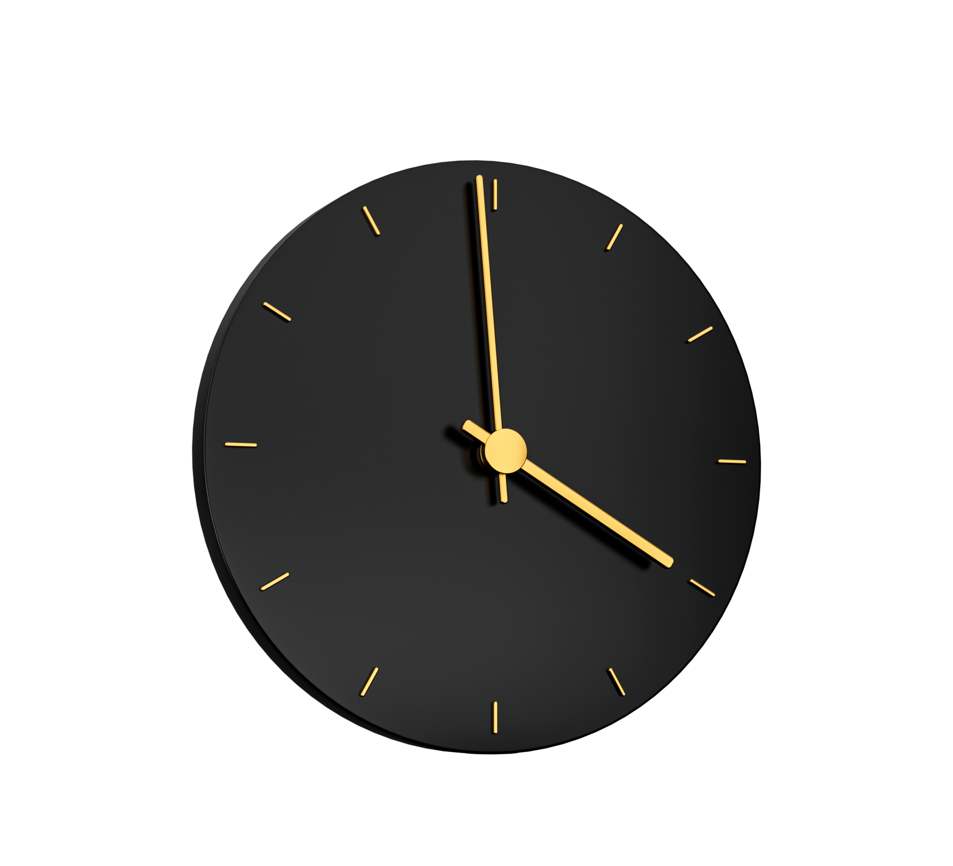 Premium Gold Clock icon isolated 4 o clock on black icon. Four o'clock ... Premium Gold Clock icon isolated 4 o clock on black icon. Four o'clock ...