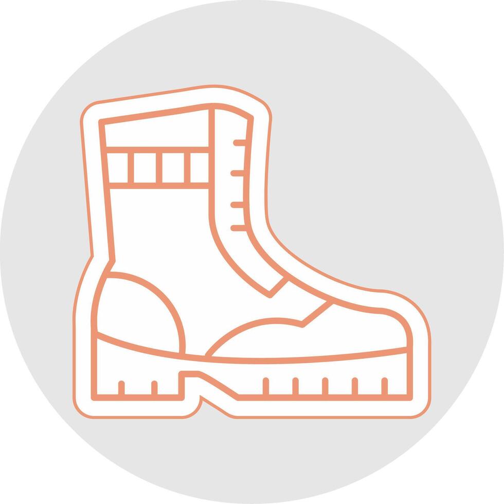 Boot Line Sticker Multicolor Icon 37847080 Vector Art at Vecteezy
