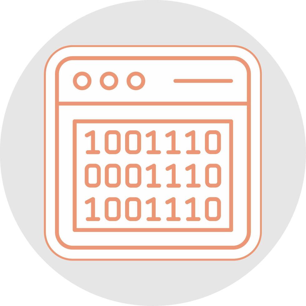 Binary Code Line Sticker Multicolor Icon 37847424 Vector Art at Vecteezy