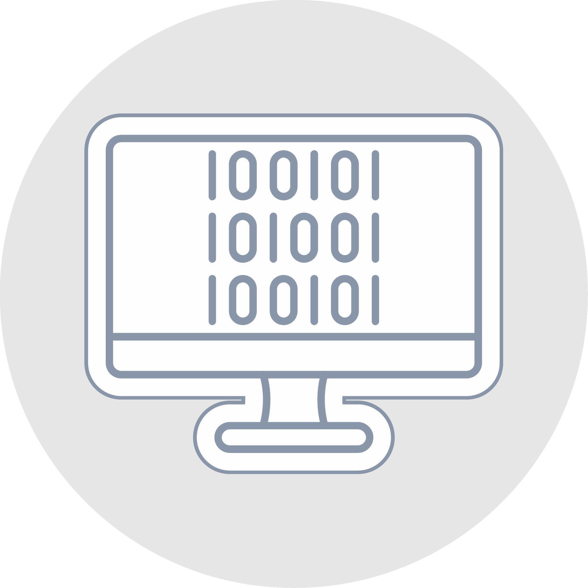 Binary Code Line Sticker Multicolor Icon 37848093 Vector Art at Vecteezy