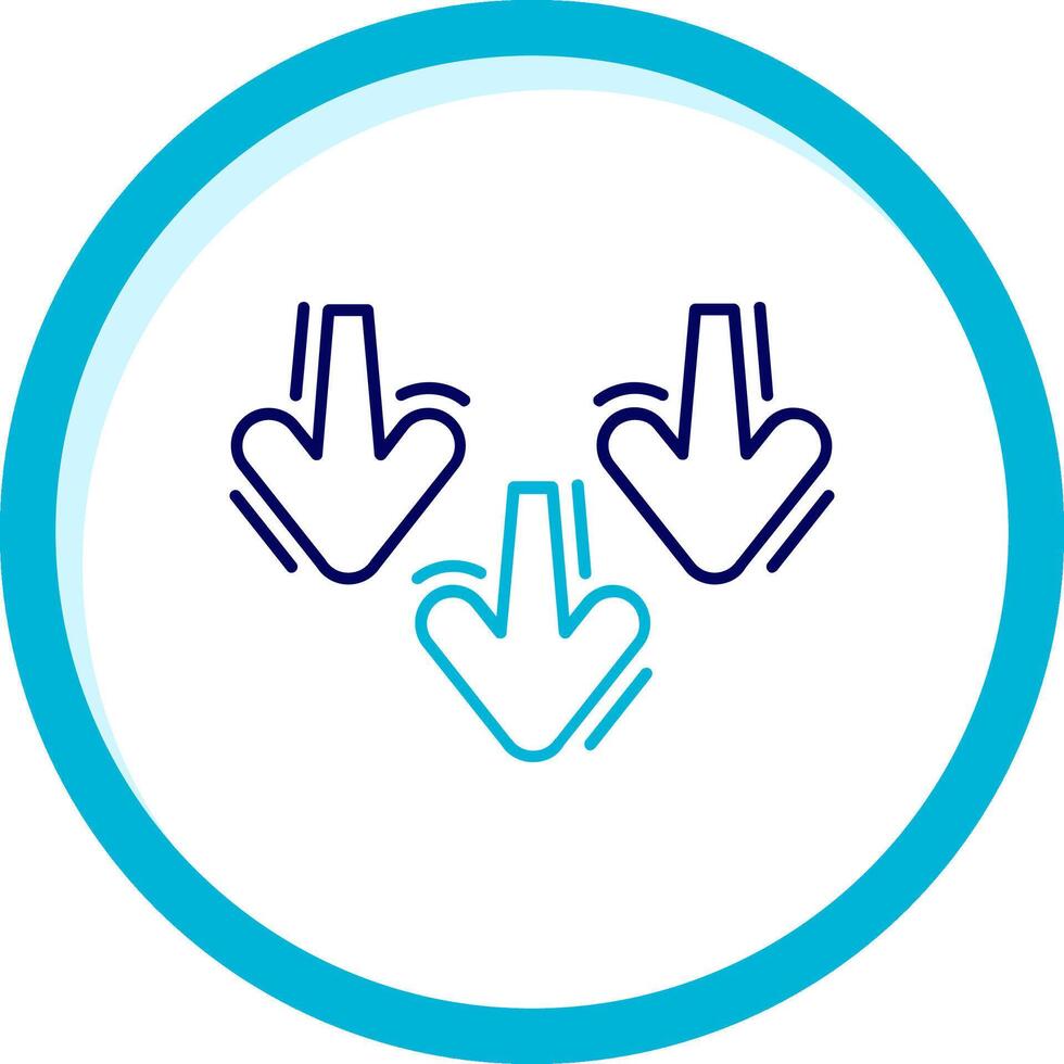 Decrease Two Color Blue Circle Icon 37854489 Vector Art at Vecteezy