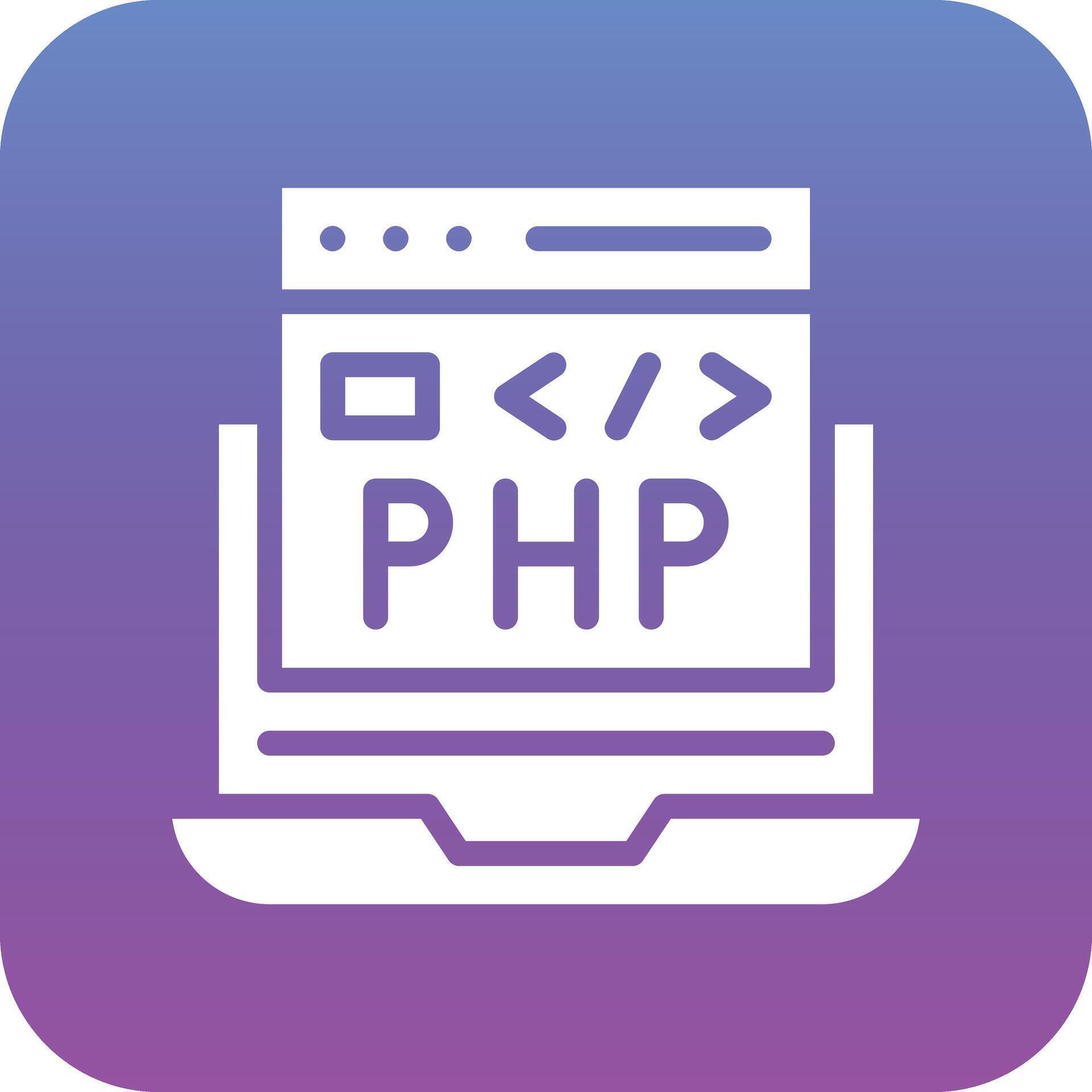 PHP Coding Vector Icon 37874937 Vector Art at Vecteezy