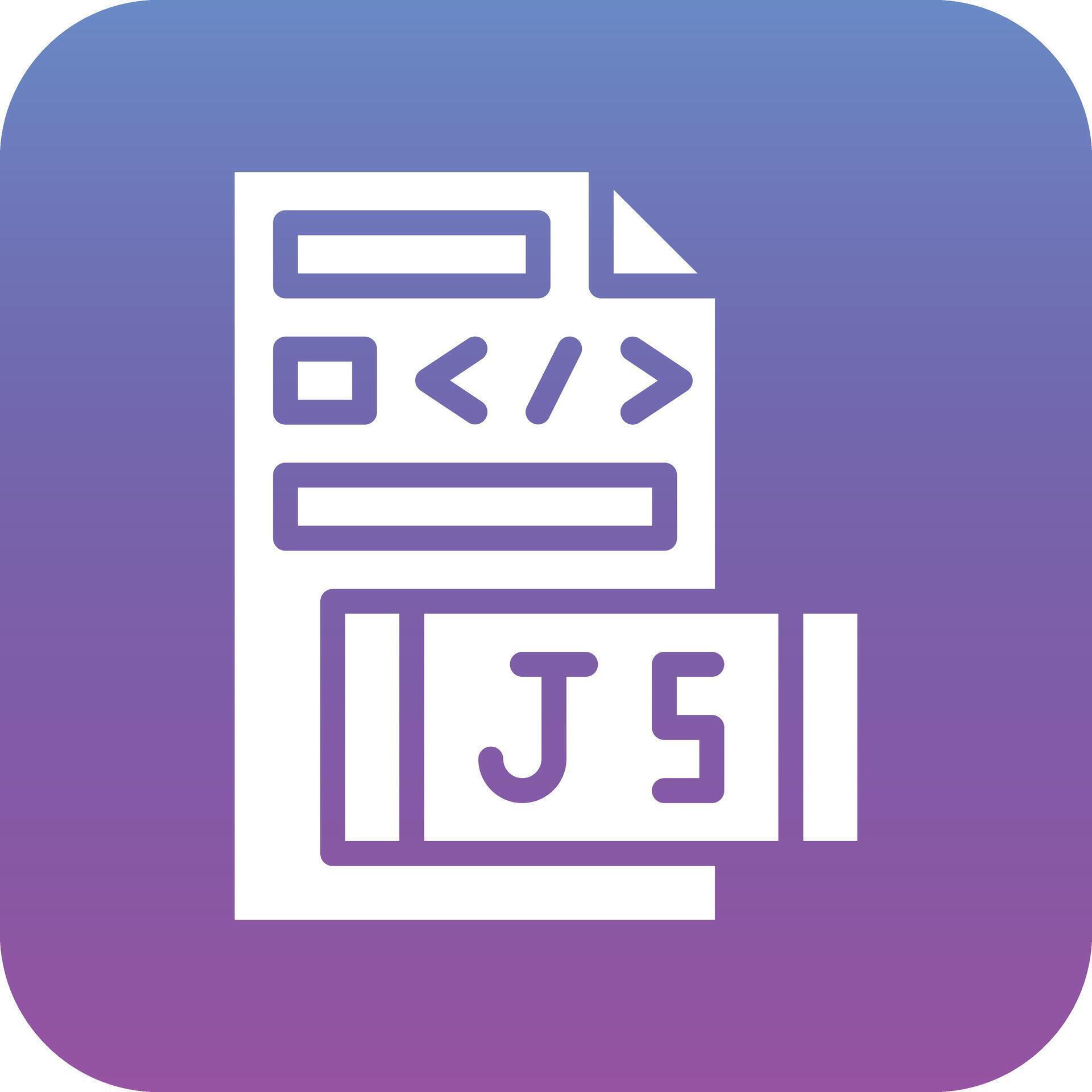 Javascript File Vector Icon 37875009 Vector Art At Vecteezy