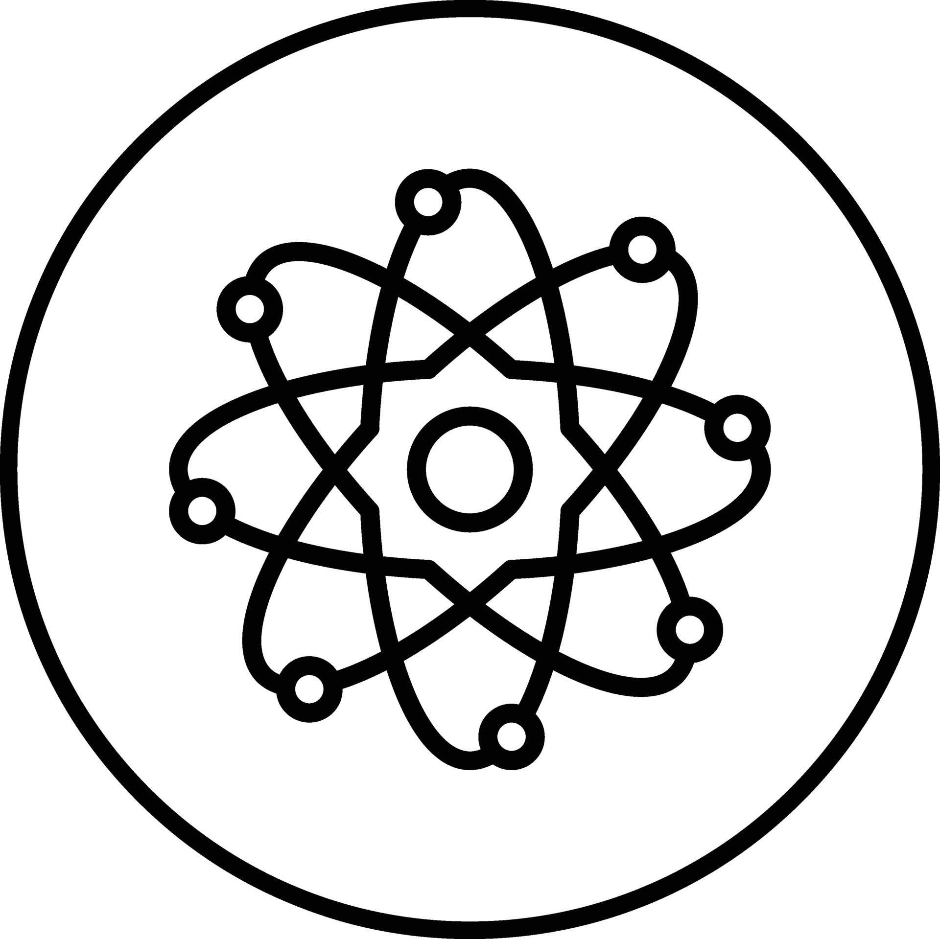 Atom Vector Icon 37887991 Vector Art At Vecteezy