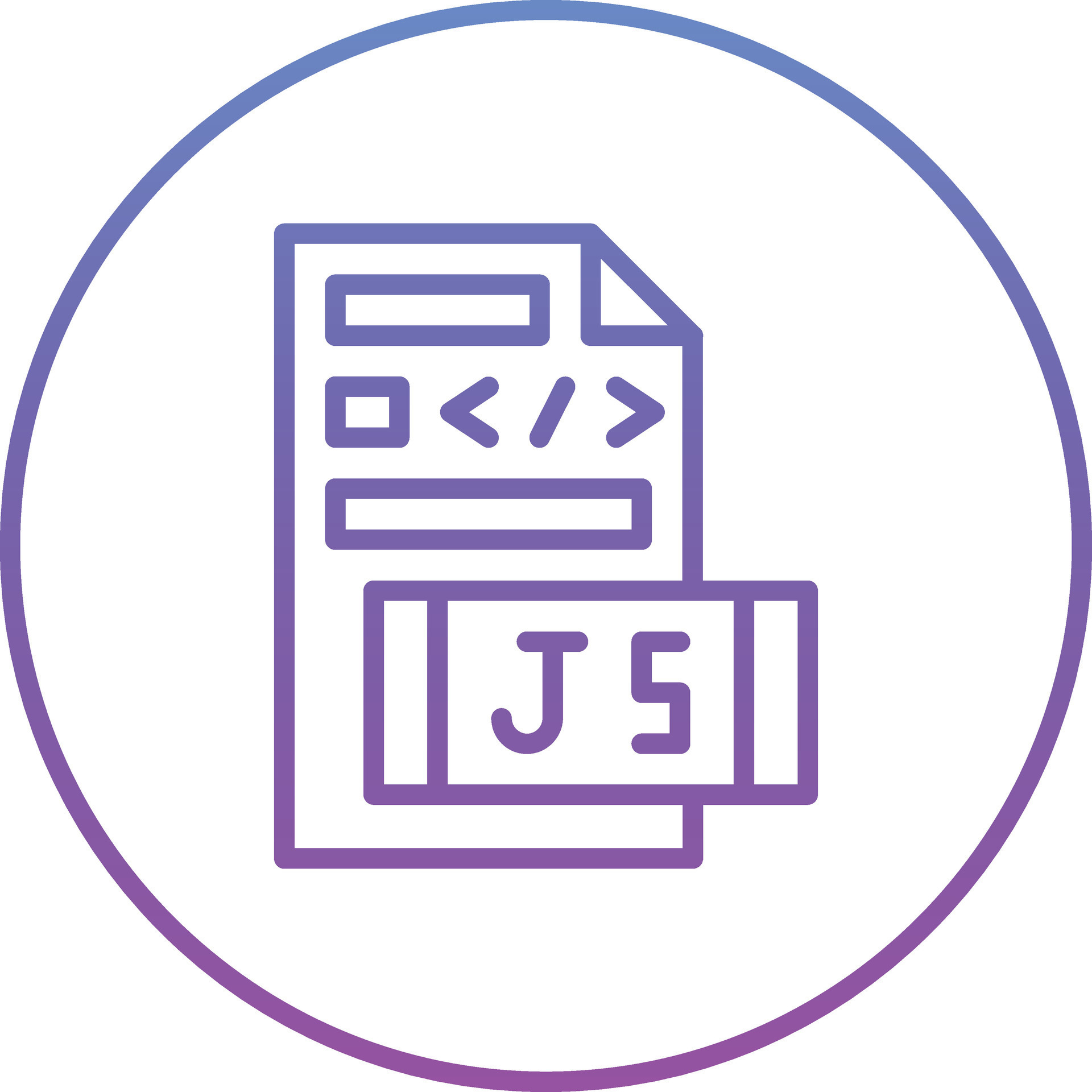 Javascript File Vector Icon 37892976 Vector Art at Vecteezy