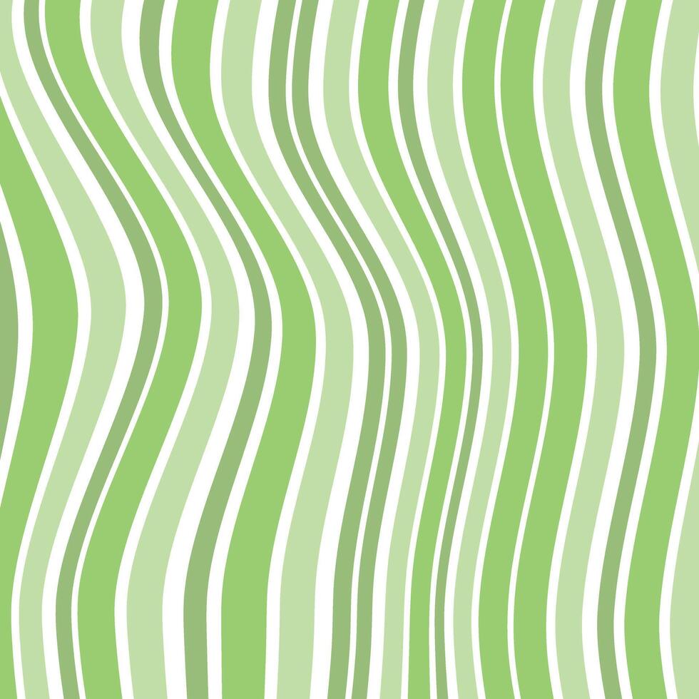 Simple Abstract Green Color Vertical Line Wavy Distort Pattern 37894162