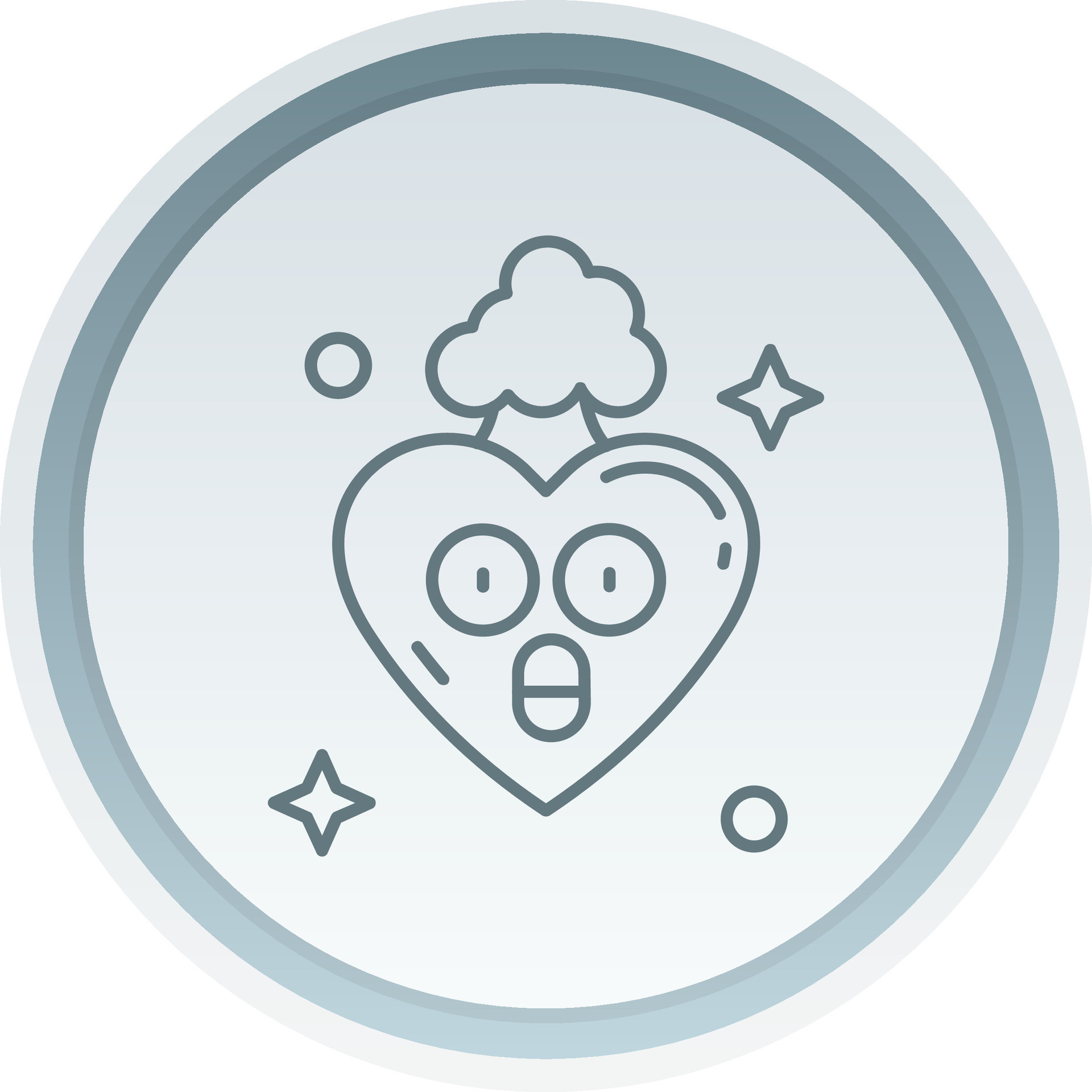 Exploding Linear Button Icon 37898264 Vector Art at Vecteezy