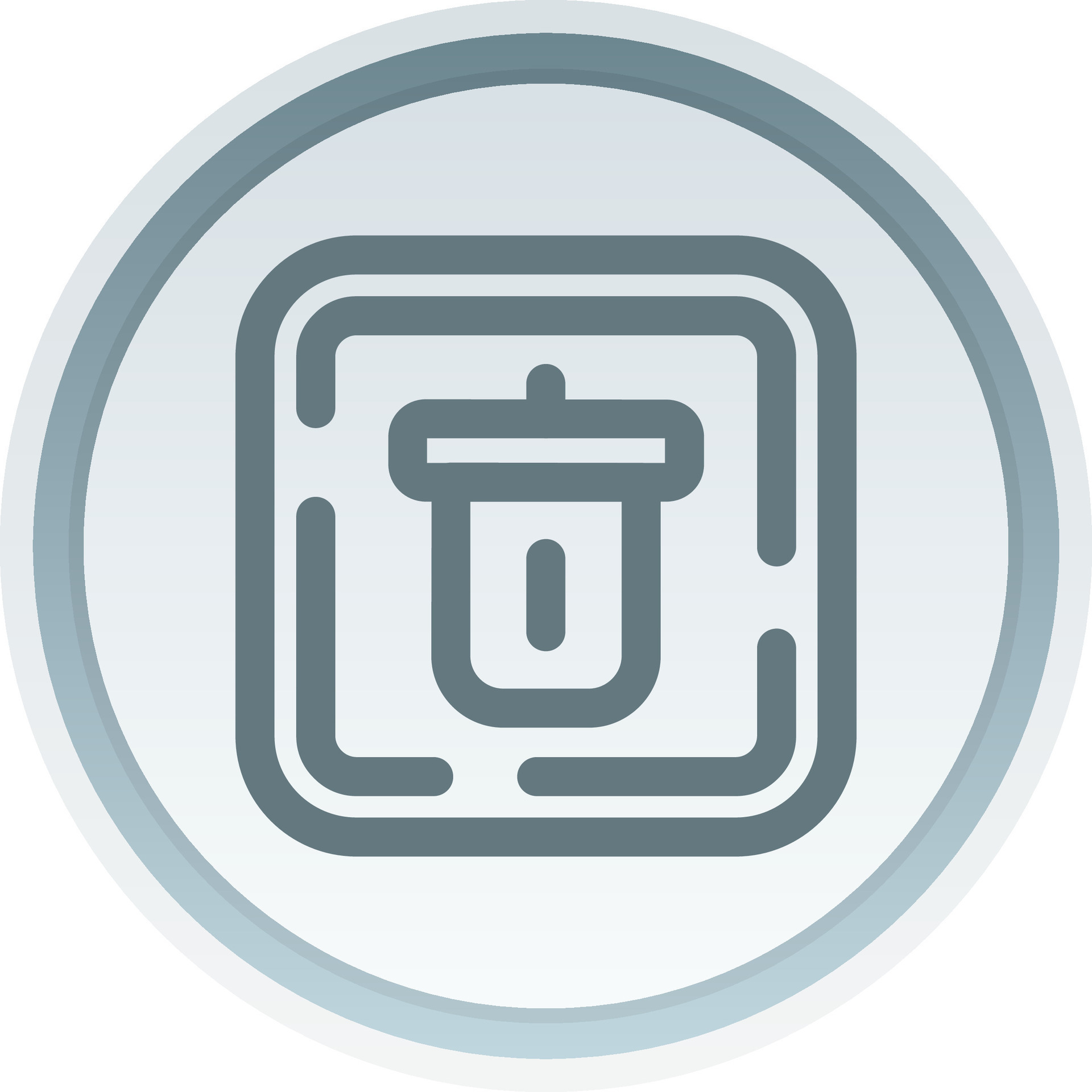 Delete Linear Button Icon 37898599 Vector Art at Vecteezy