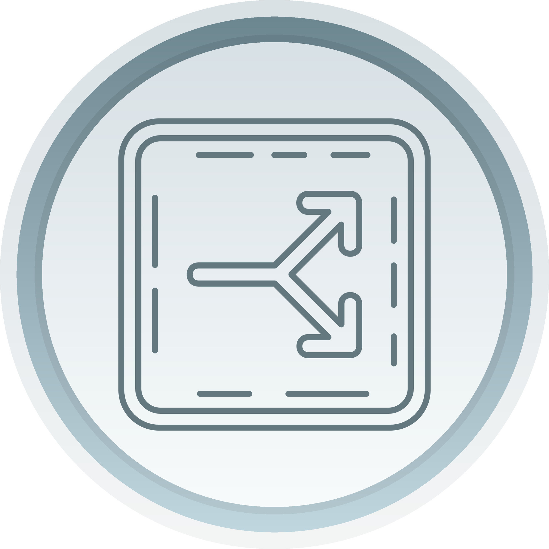 Split Linear Button Icon 37898654 Vector Art at Vecteezy