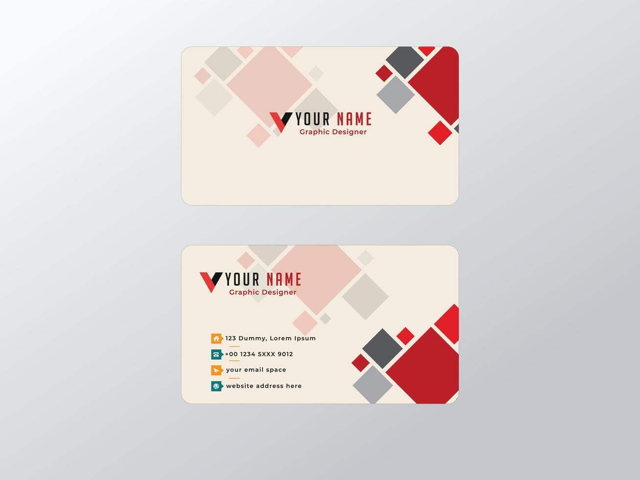 Abstract Vector visit card template 37902394 Vector Art at Vecteezy Abstract Vector visit card template 37902394 Vector Art at Vecteezy