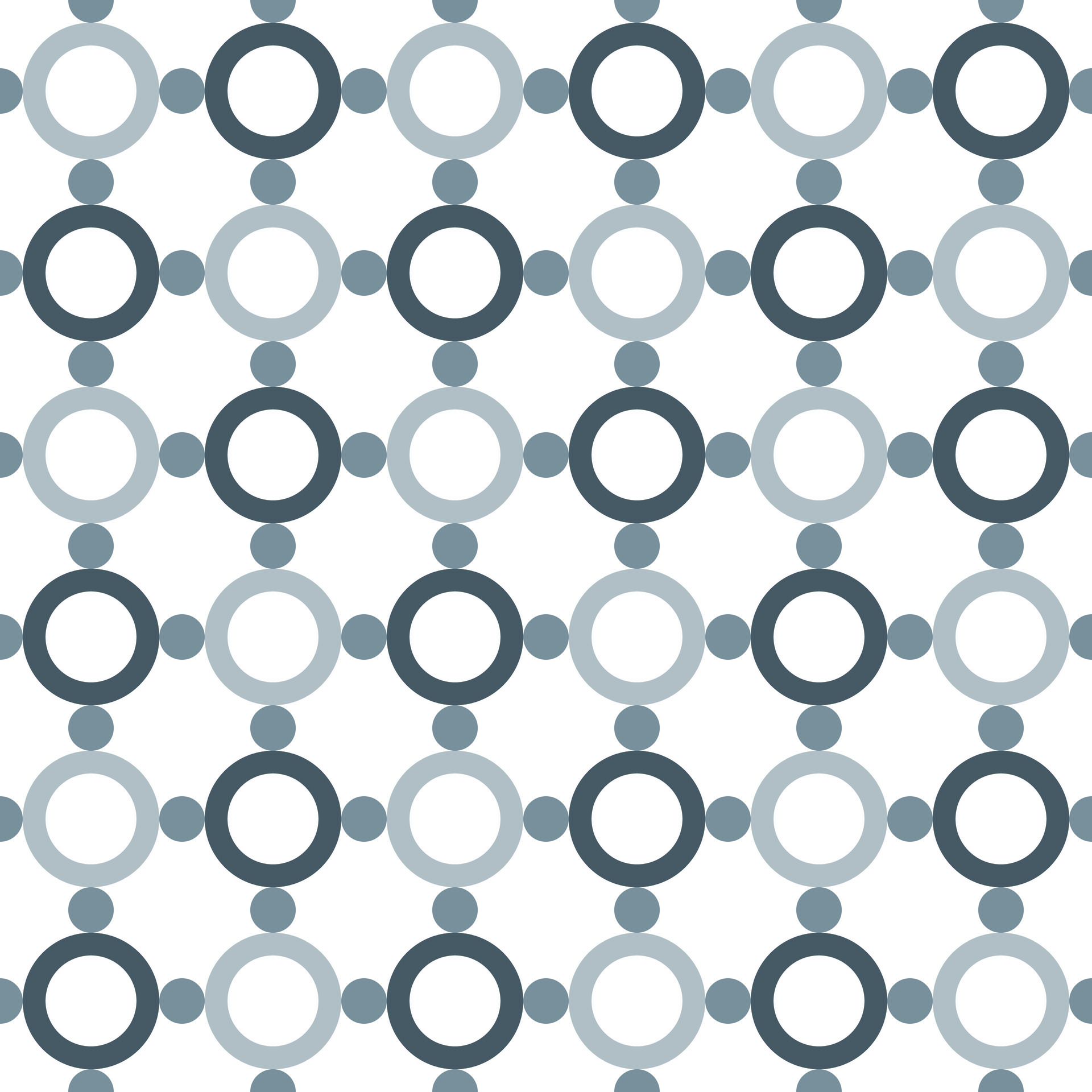 Grey Shade Circle Pattern Circle Vector Seamless Pattern Decorative