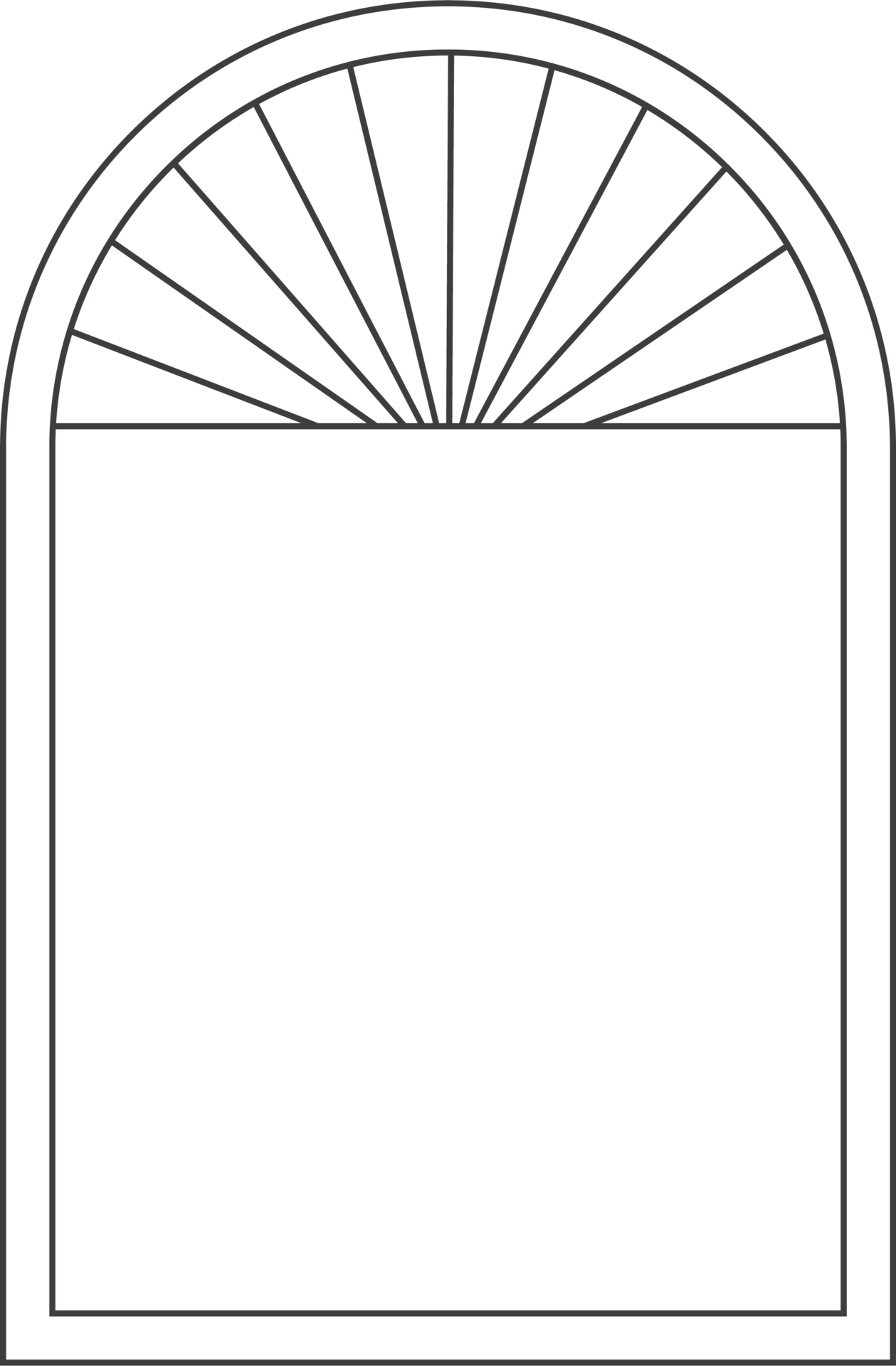 Aesthetic Frame And Shape With Stars Minimal Y2k Outline Graphic