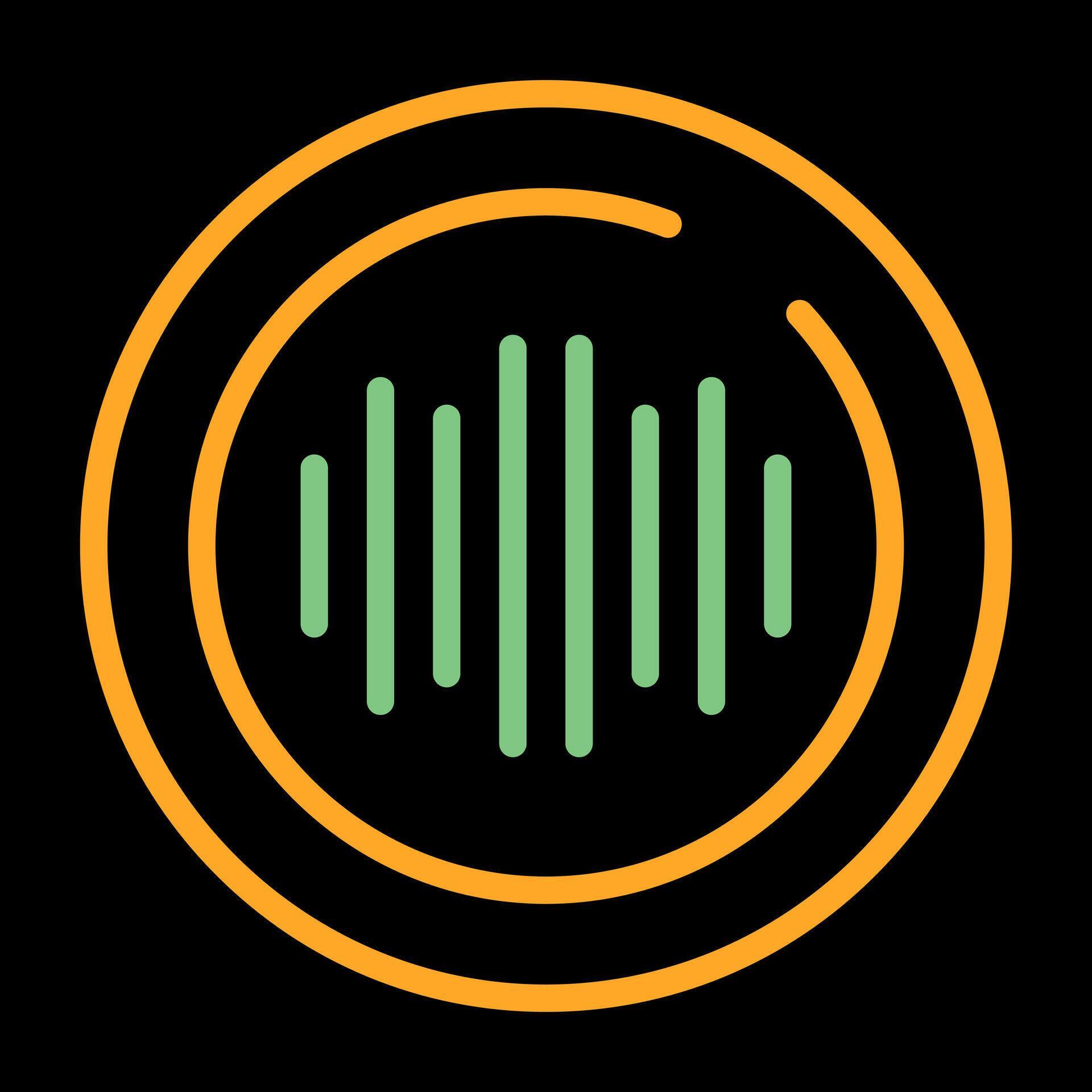 Audio Spectrum Circle Vector Icon 37912953 Vector Art At Vecteezy