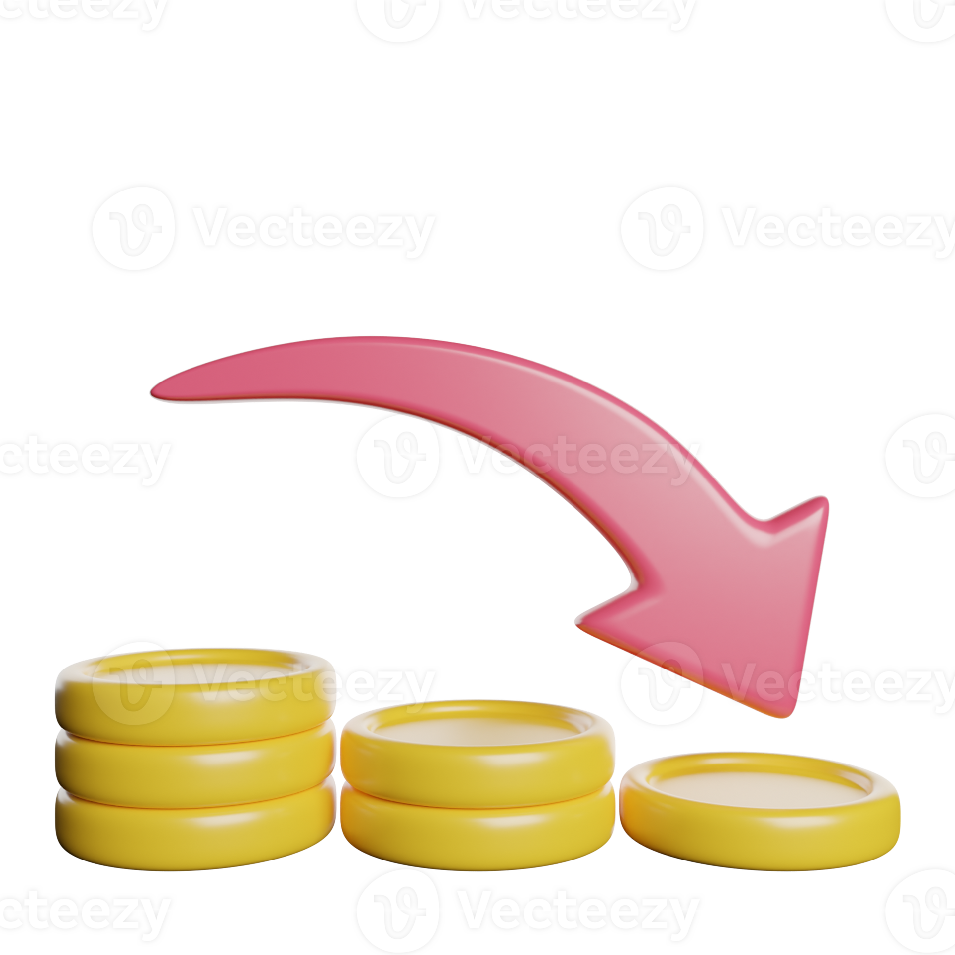 Decrease Analytics Graph 37913890 PNG