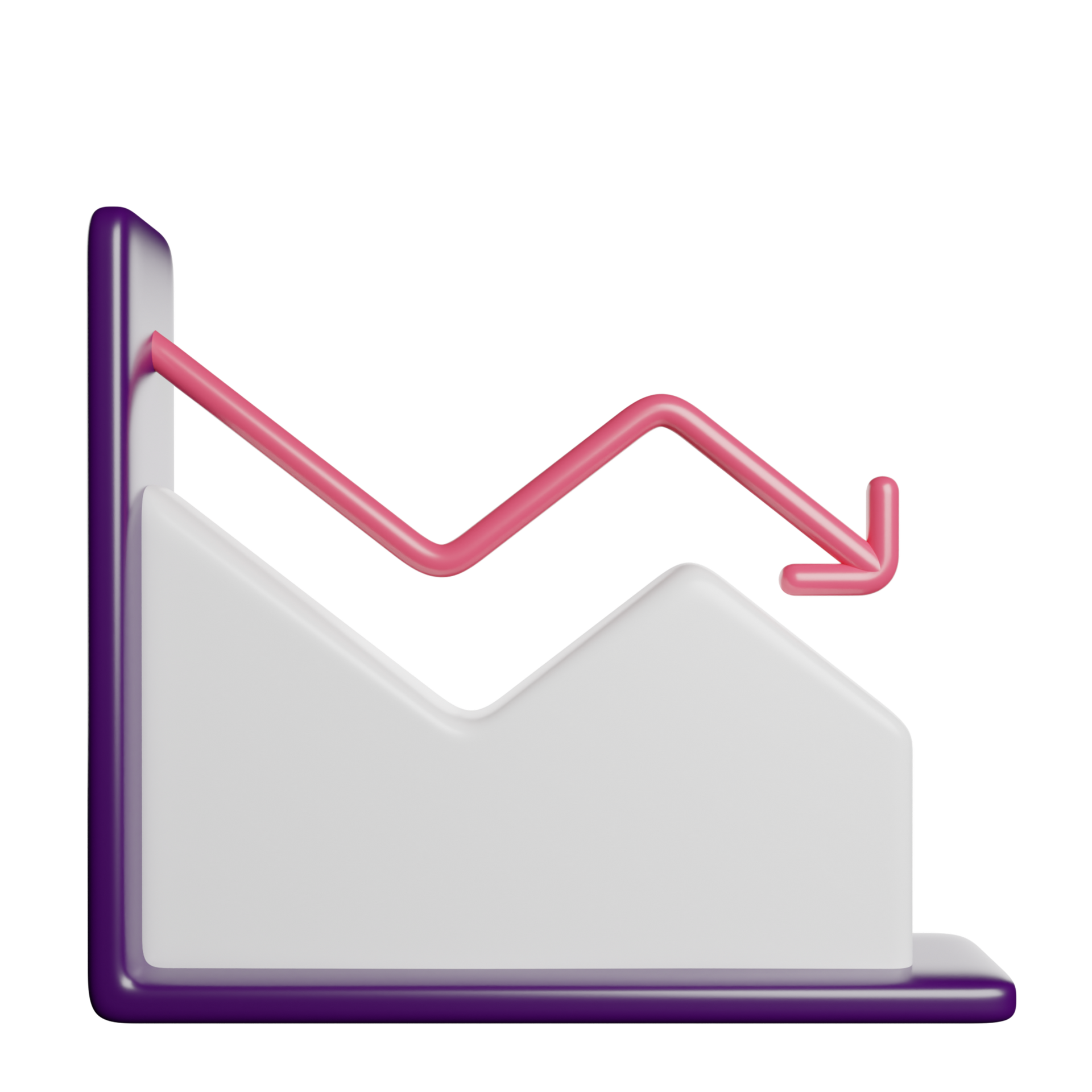 Decrease Analytics Graph 37913891 Png