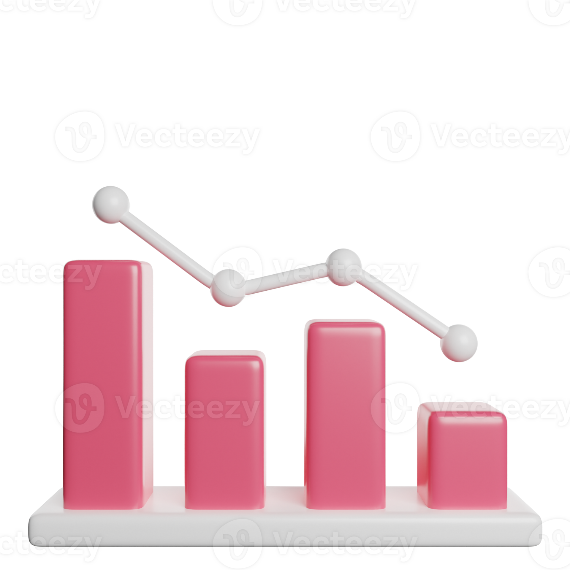 Decrease Analytics Graph 37913898 PNG