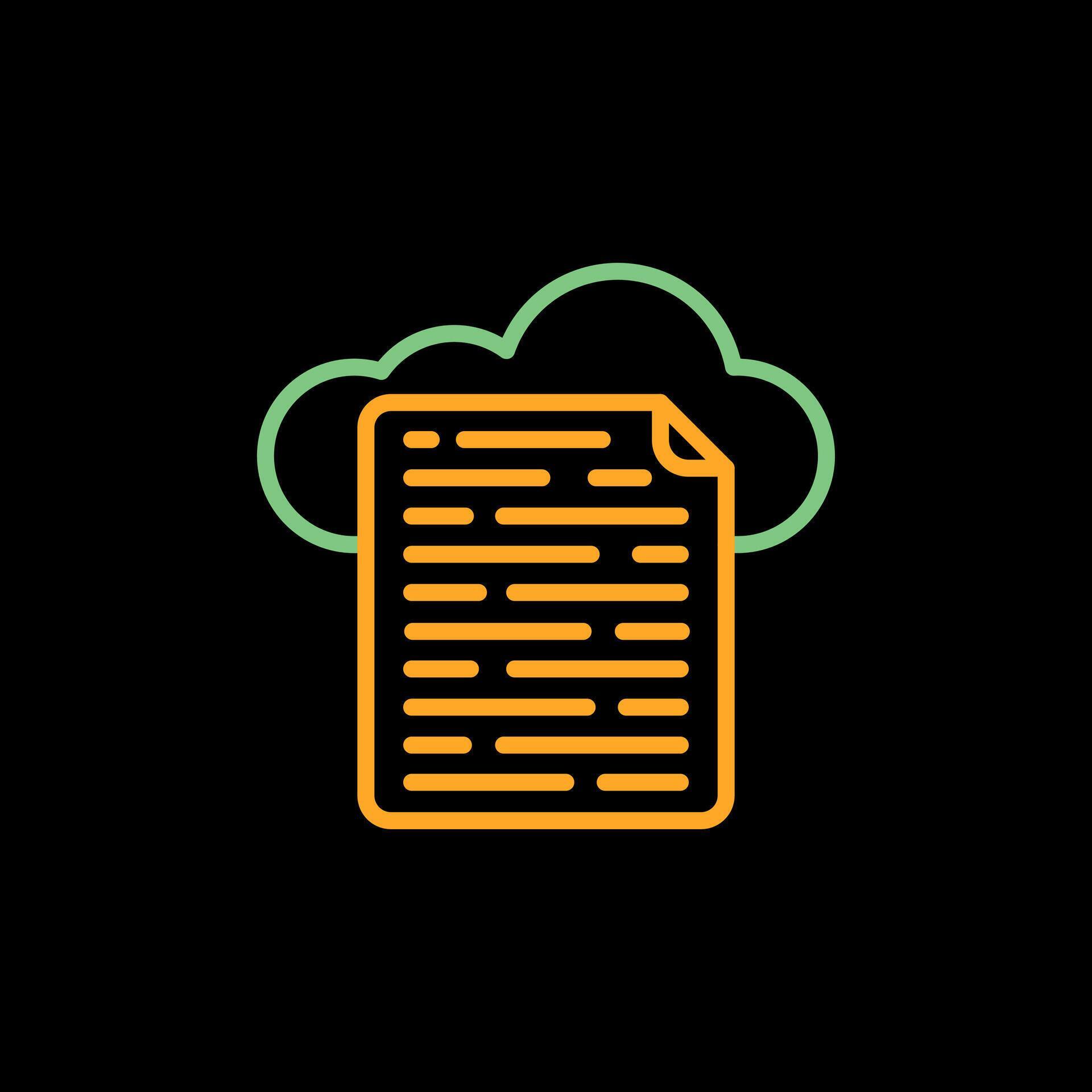 Cloud Data Vector Icon 37921237 Vector Art at Vecteezy