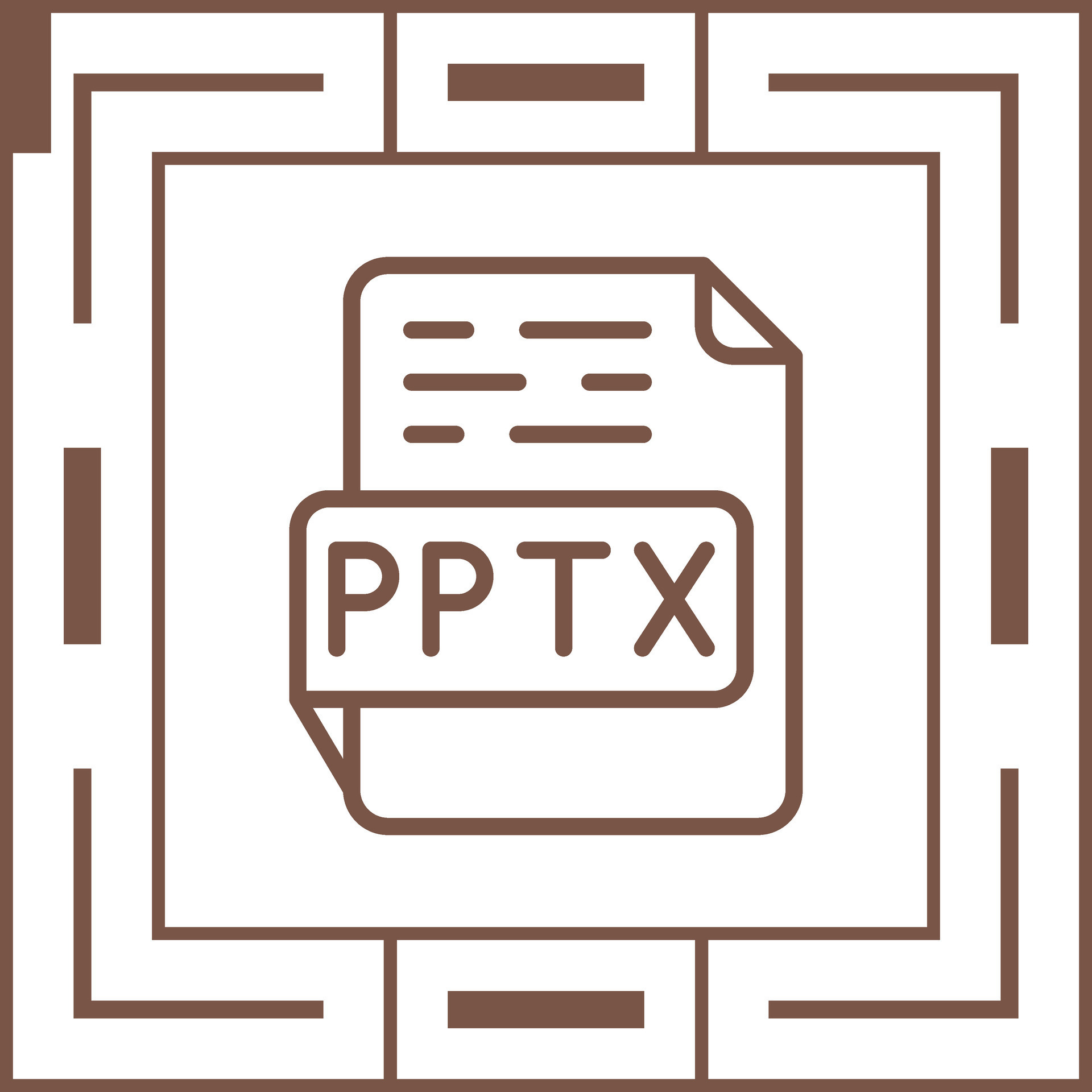 PPTX Vector Icon 37922056 Vector Art at Vecteezy