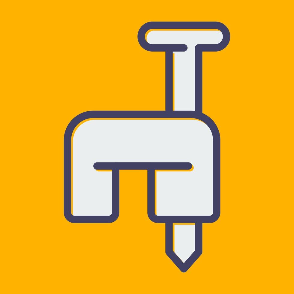 cable grapas vector icono 37922913 Vector en Vecteezy