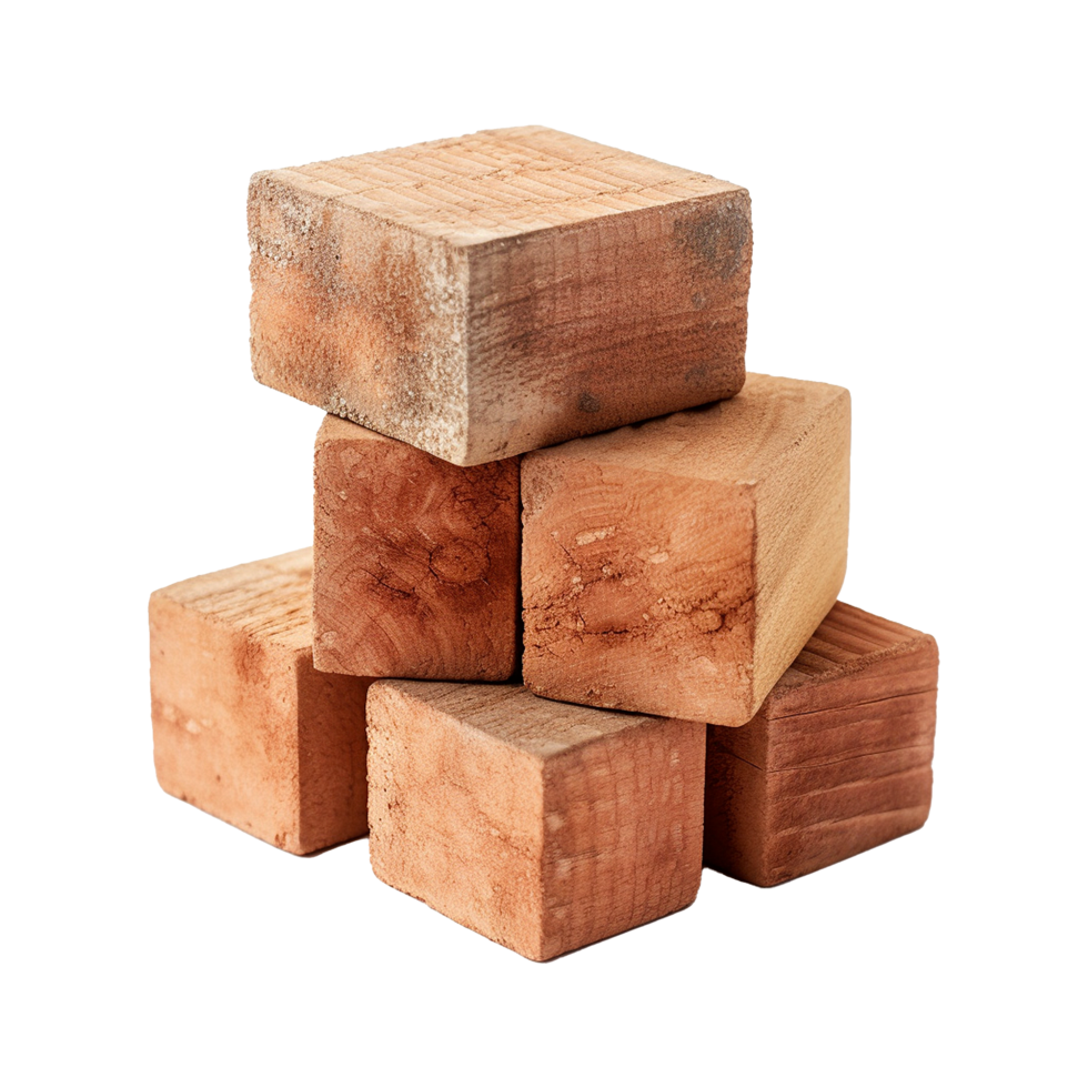 AI generated Bricks isolated on transparent background 37927289 PNG