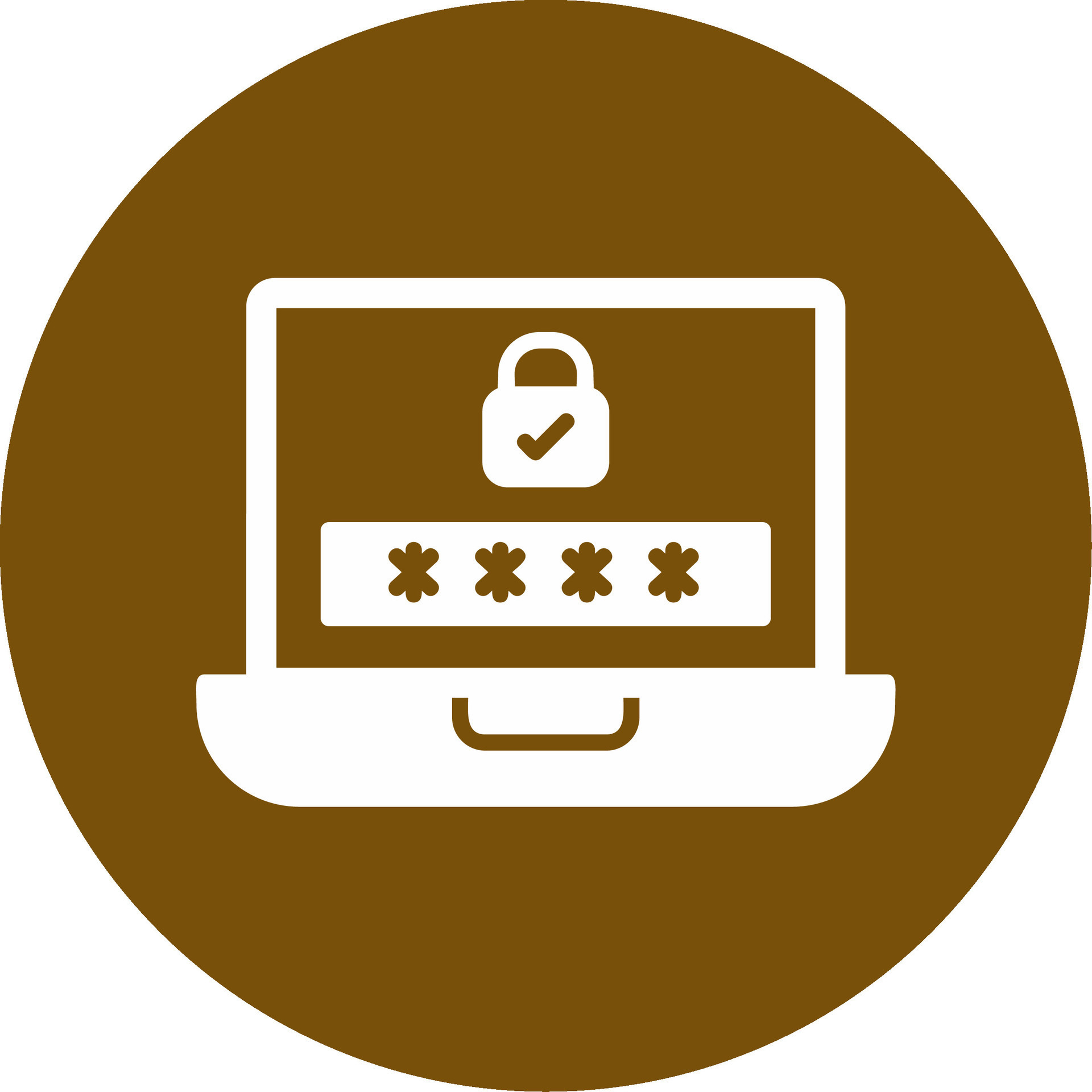 Laptop Password Vecto Icon 37929972 Vector Art At Vecteezy
