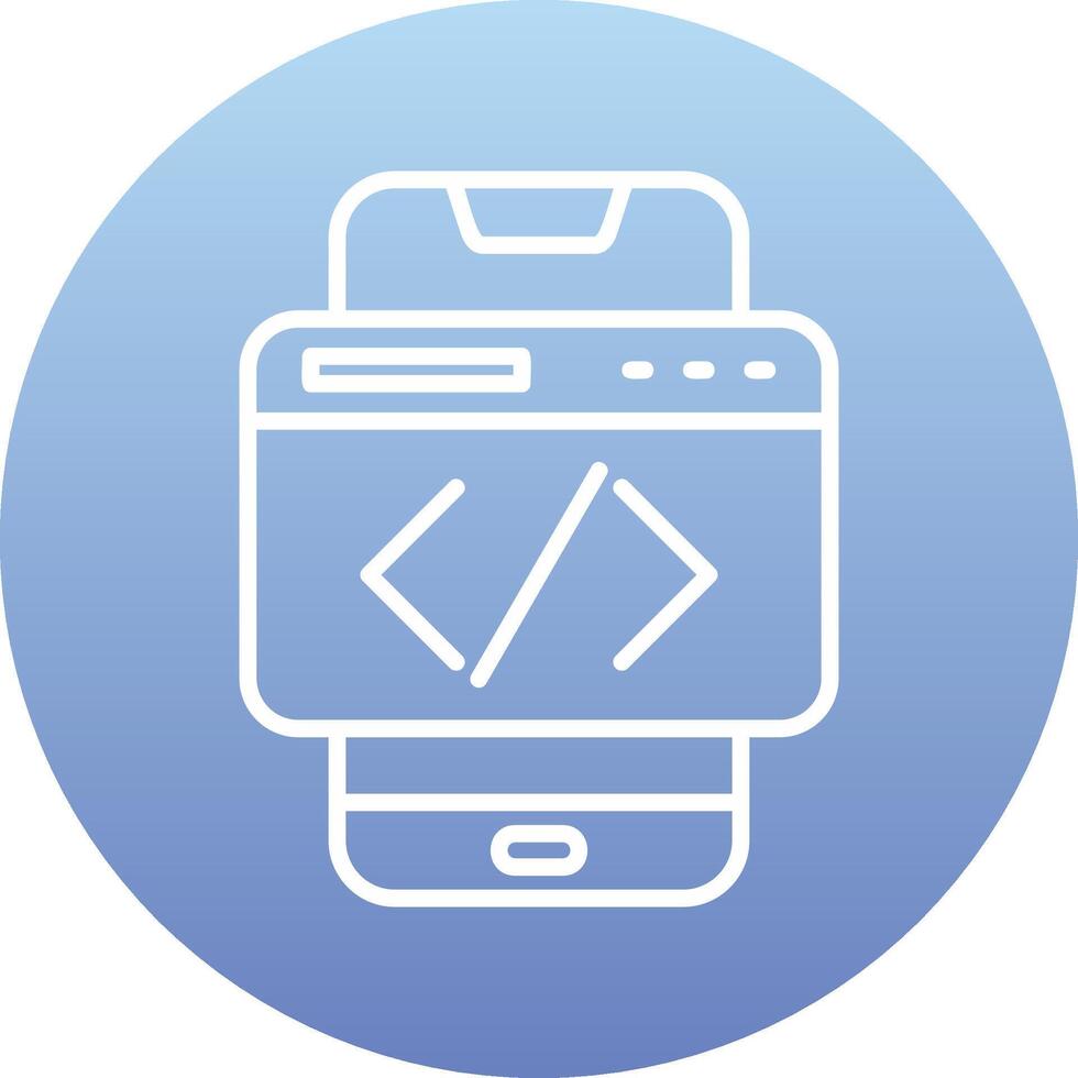 Smartphone Coding Vecto Icon 37938859 Vector Art at Vecteezy