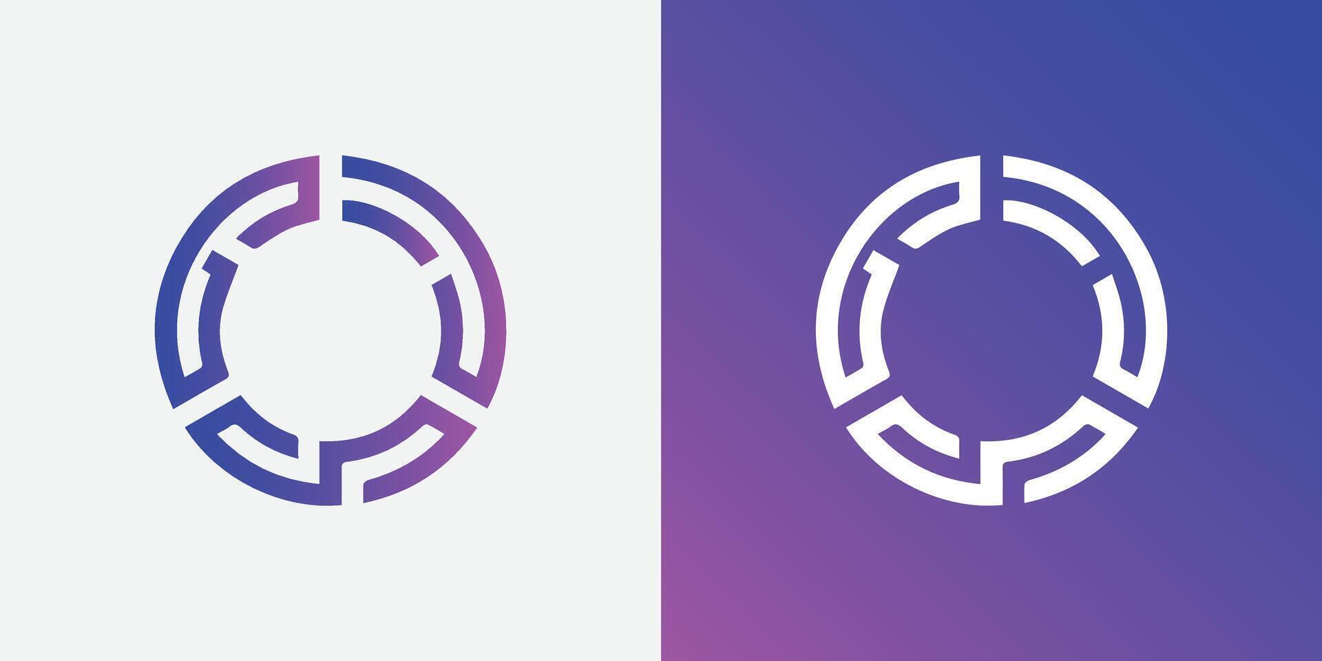 plantilla de vector de logotipo de letra o, diseño de logotipo inicial de letra de logotipo de ...